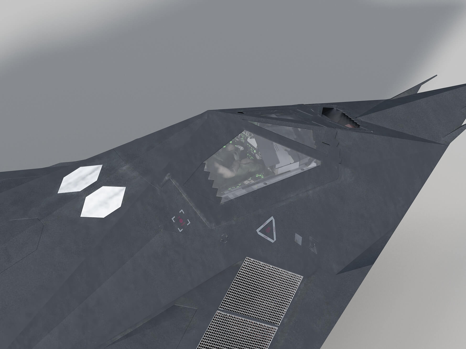 Lockheed F-117 Nighthawk 3D Model by FiniasK