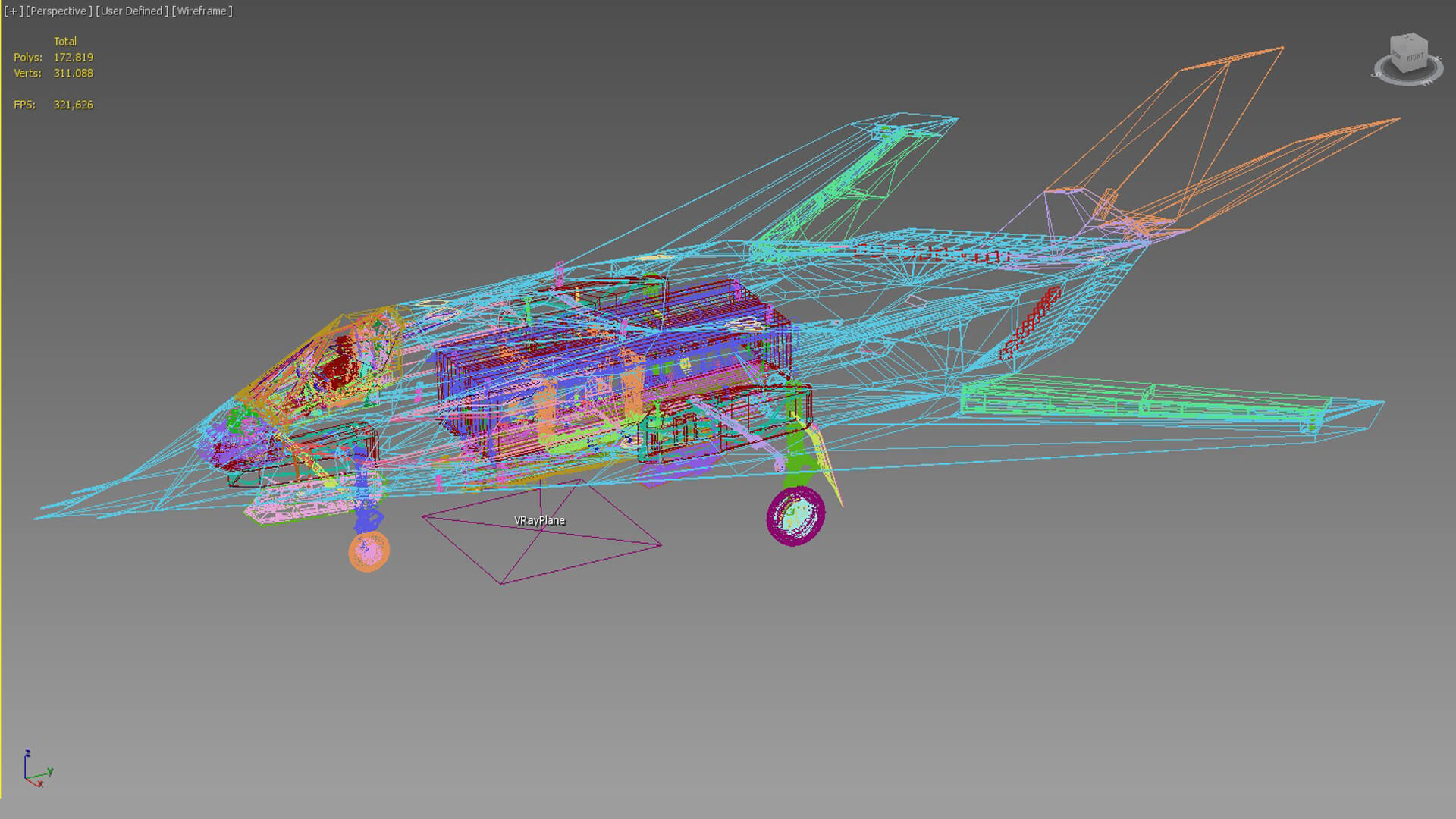 Lockheed F-117 Nighthawk 3D Model by FiniasK