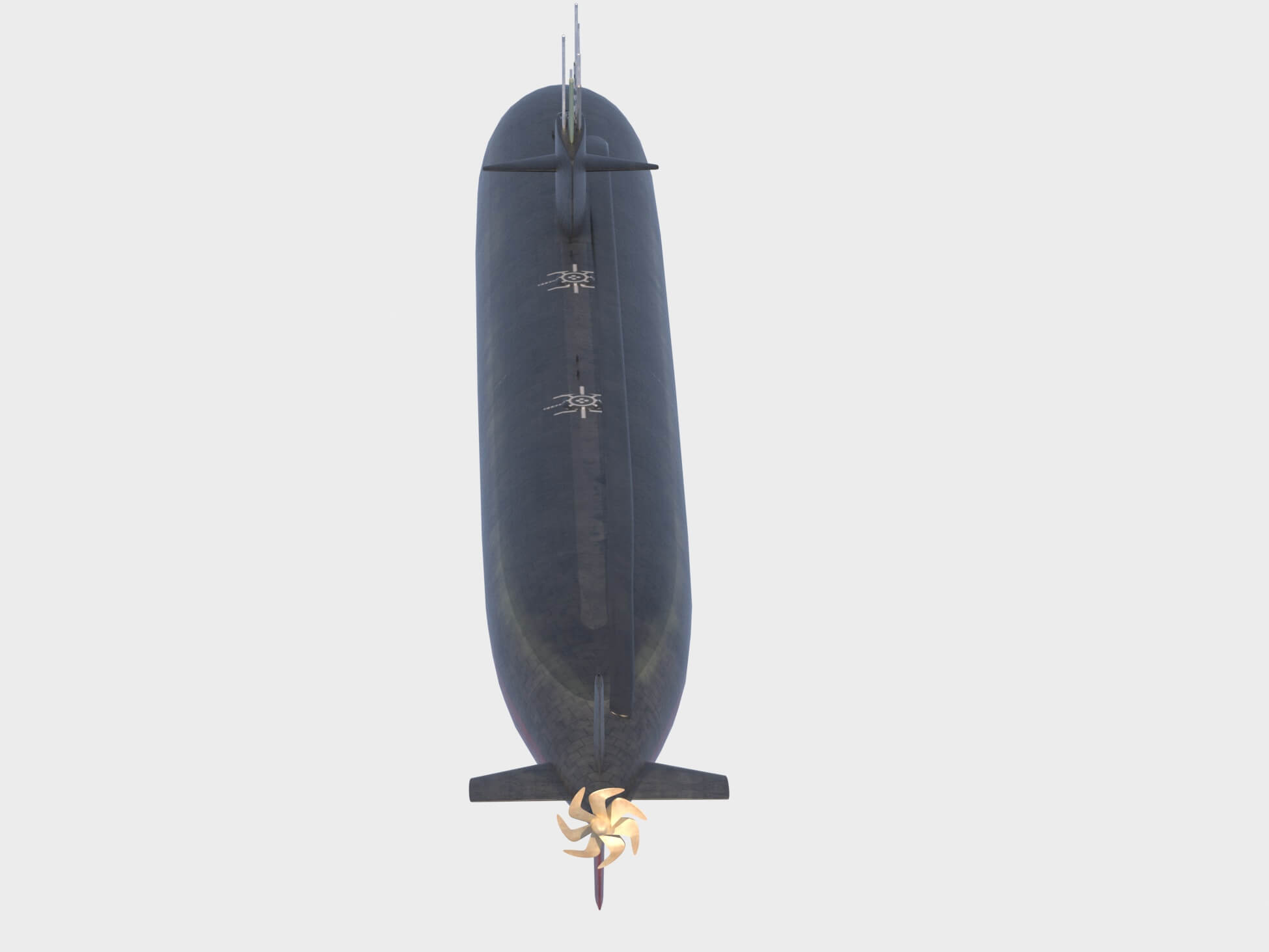 Los Angeles Batch II Class Submarine - 3D Model by FiniasK