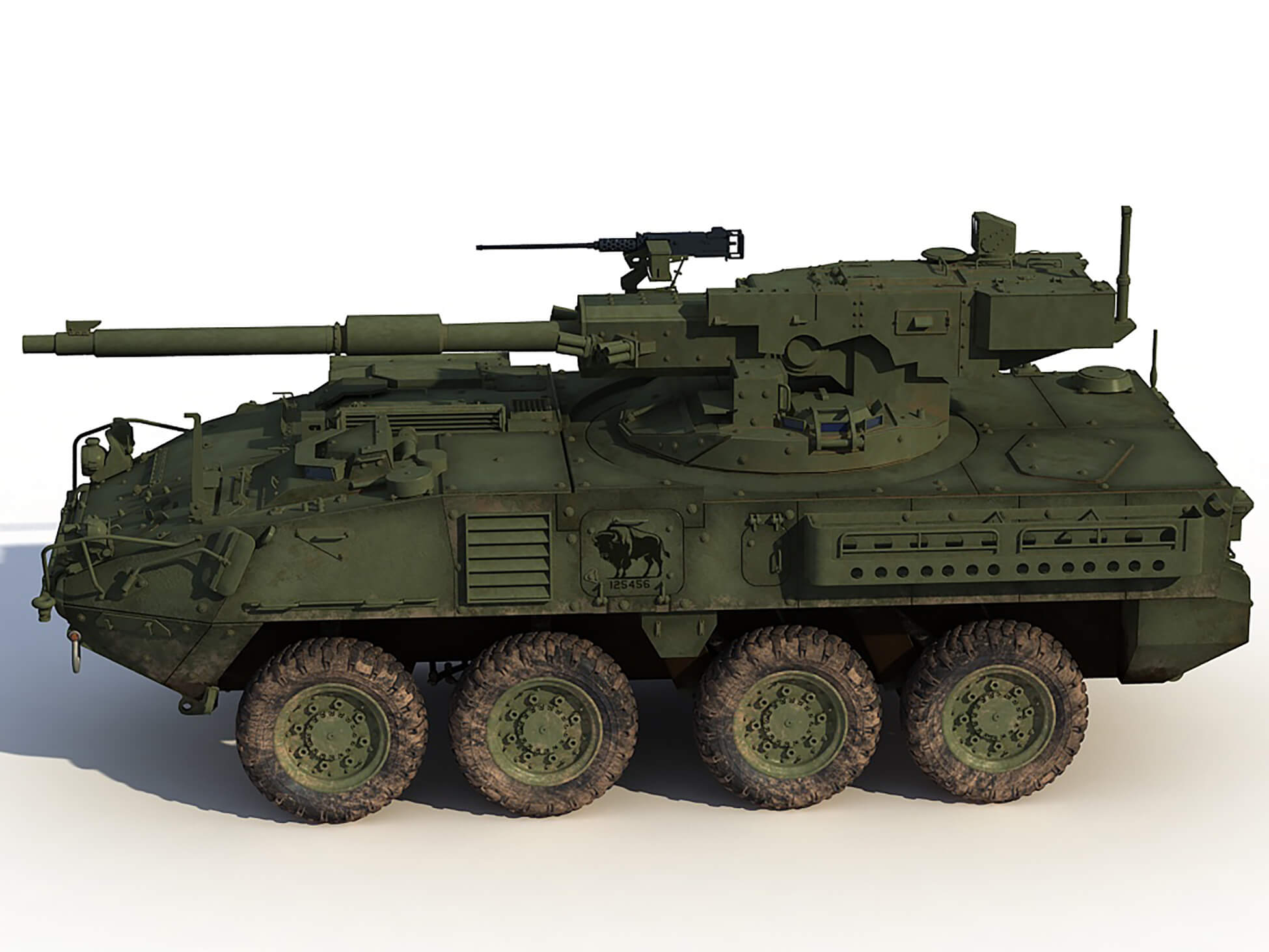 M1128 Stryker Mobile Gun System - 3D Model by FiniasK