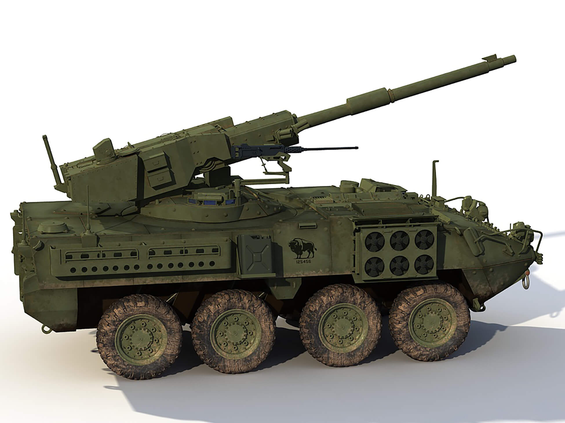 M1128 Stryker Mobile Gun System - 3D Model by FiniasK