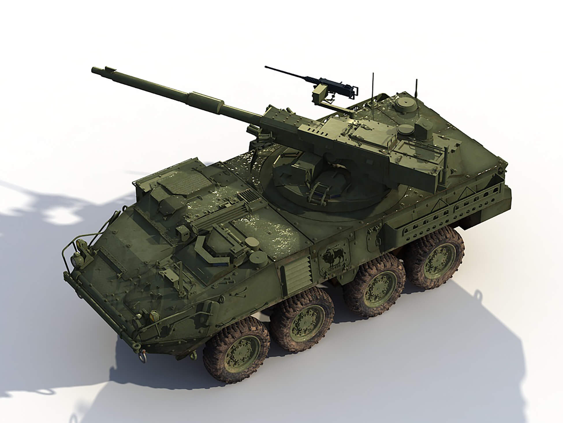 M1128 Stryker Mobile Gun System - 3D Model by FiniasK