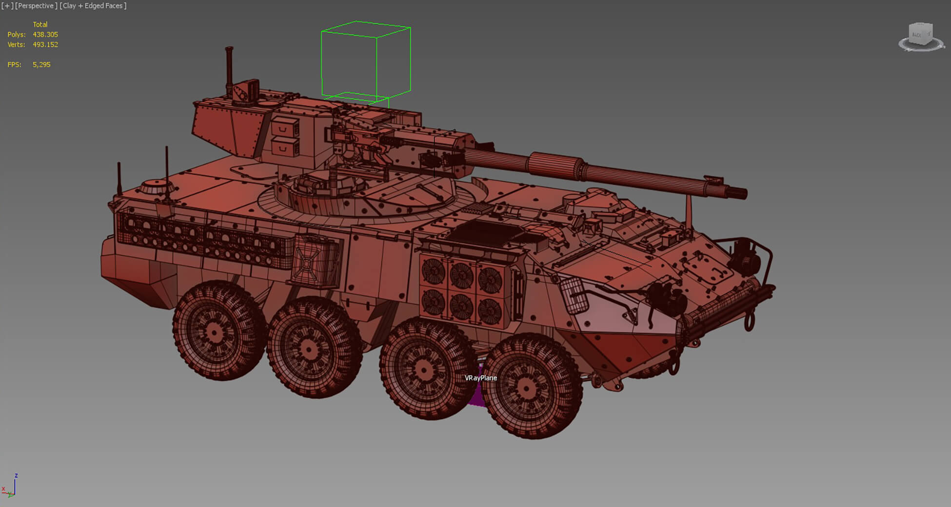 M1128 Stryker Mobile Gun System - 3D Model by FiniasK