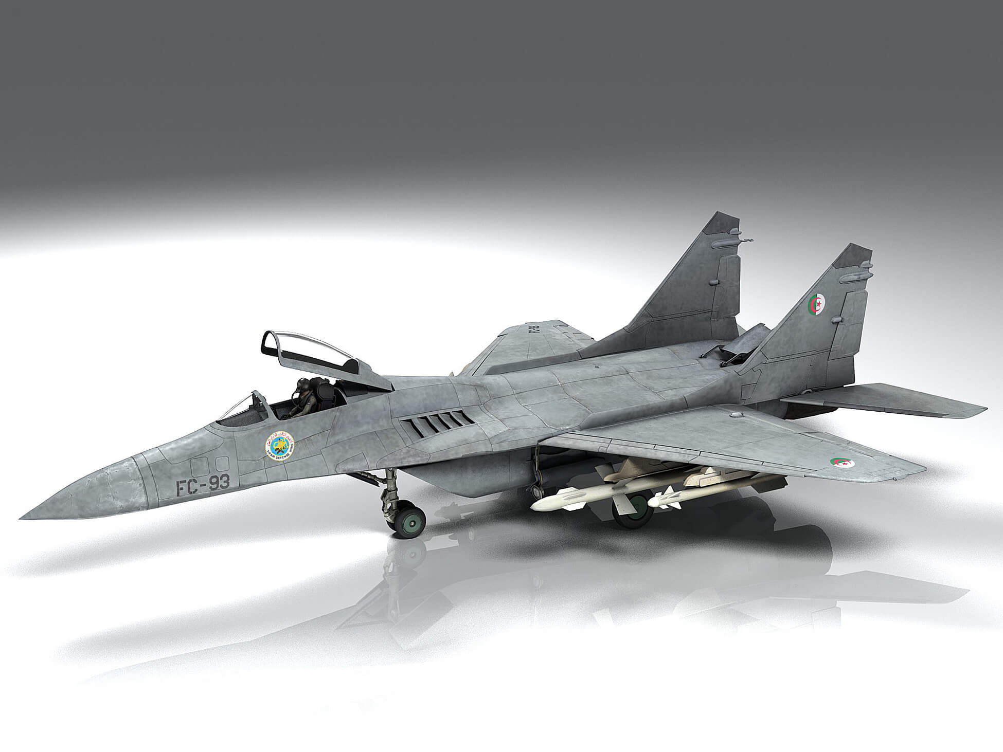 Mikoyan MIG-29 3D Model by FiniasK