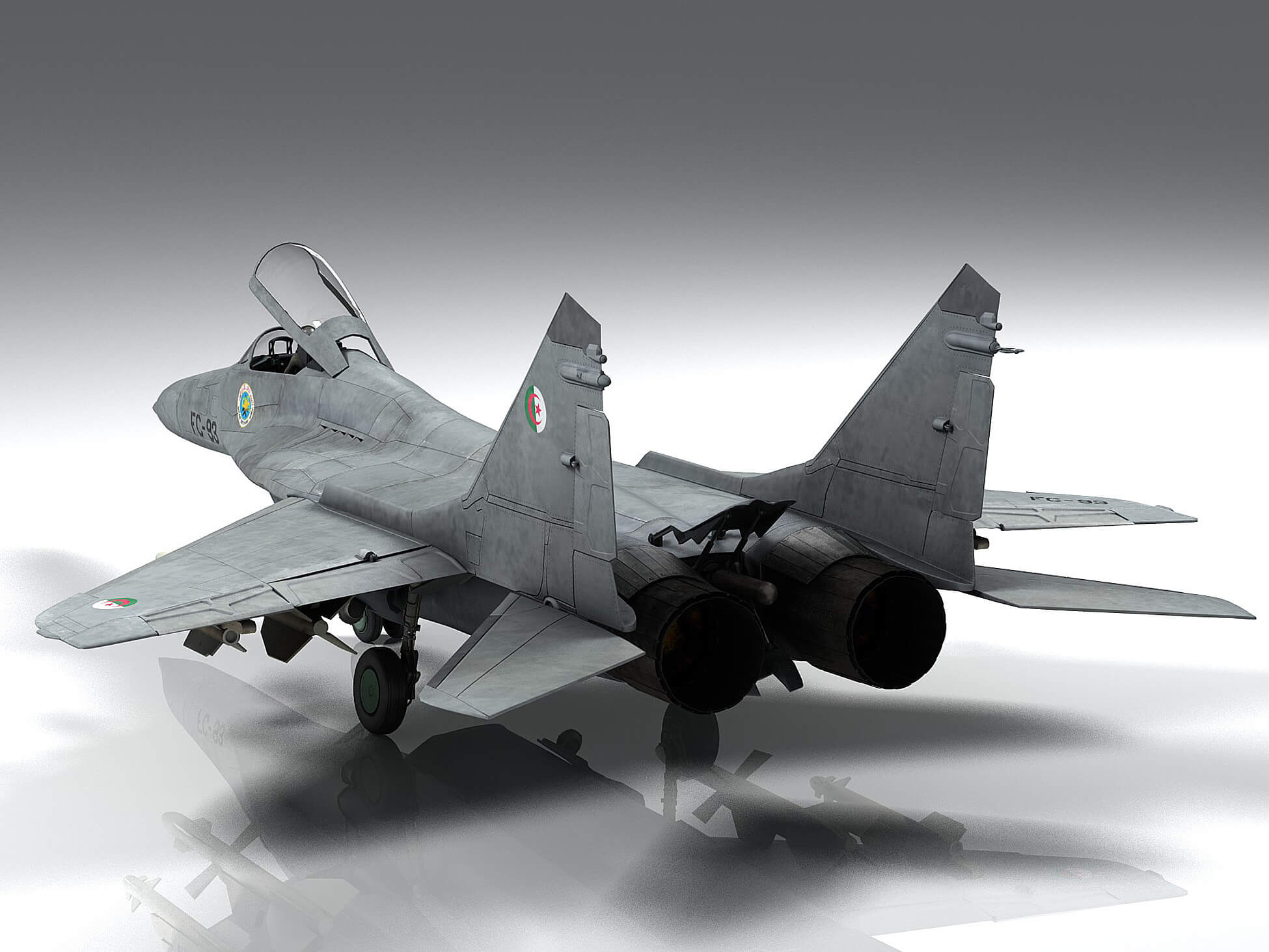Mikoyan MIG-29 3D Model by FiniasK