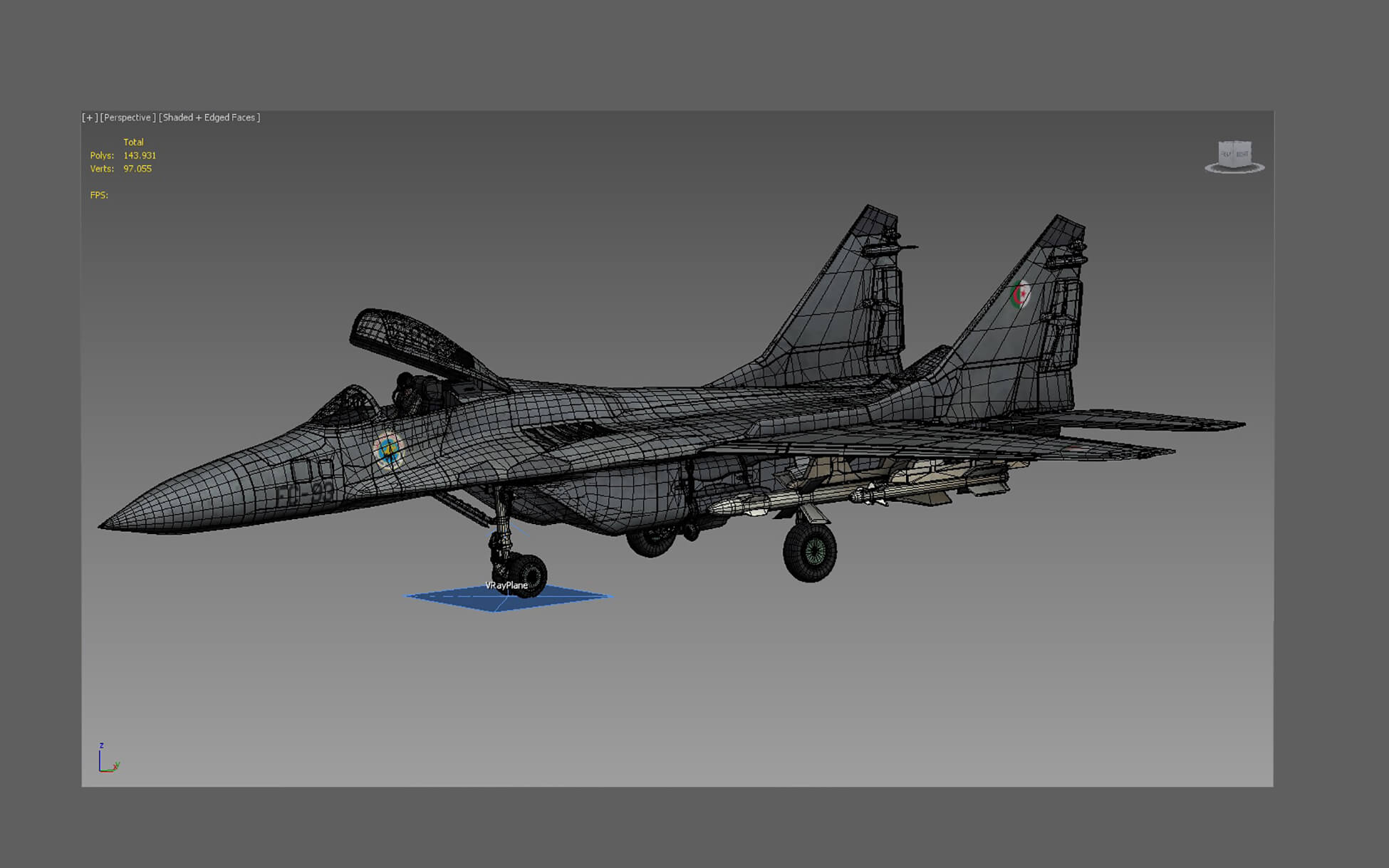 Mikoyan MIG-29 3D Model by FiniasK