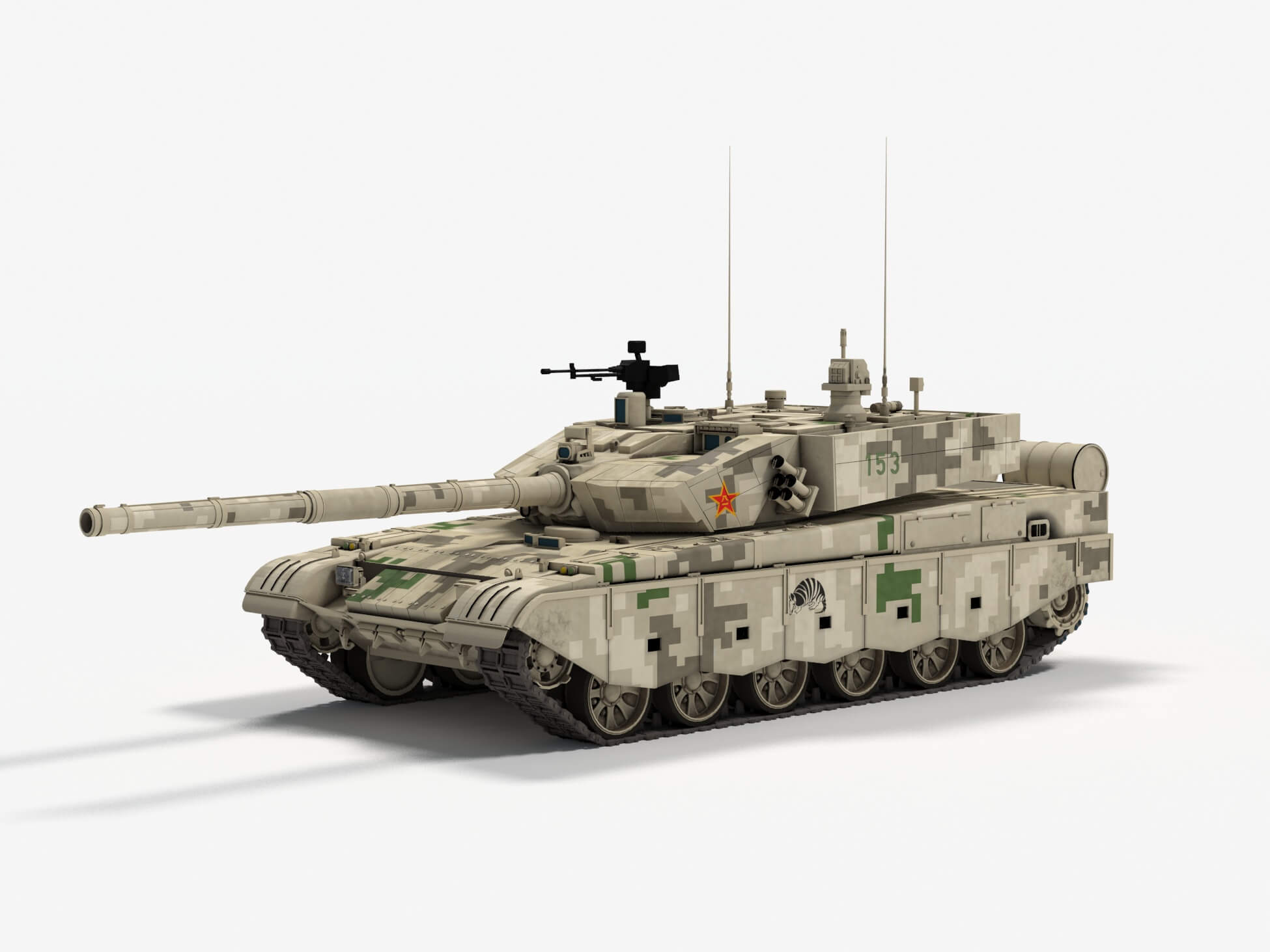 Norinco Type 99 Tank - 3D Model by FiniasK