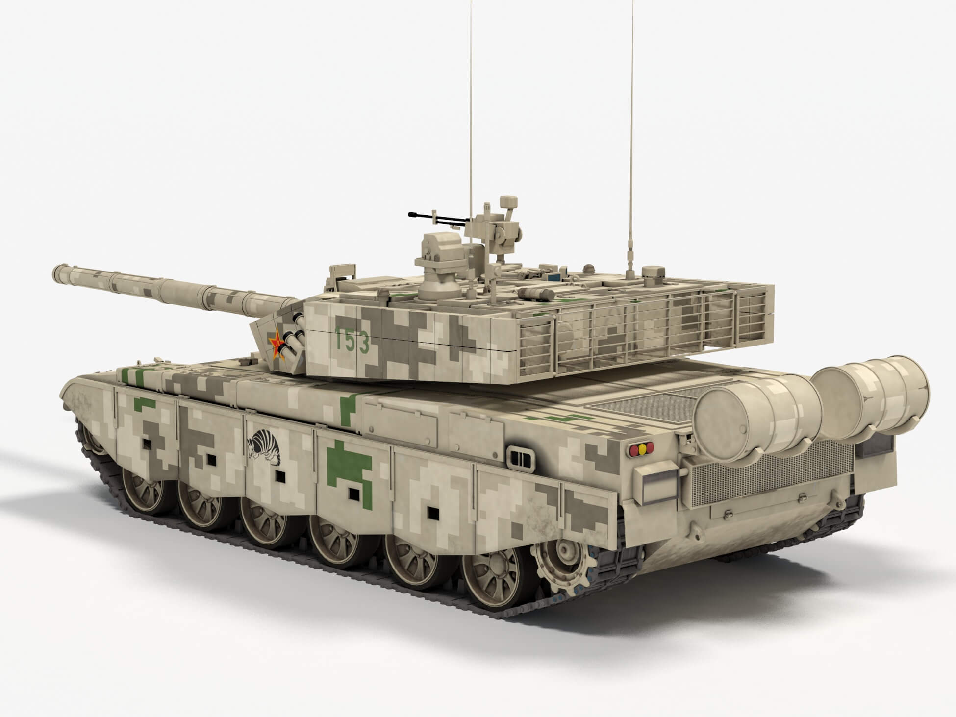 Norinco Type 99 Tank - 3D Model by FiniasK