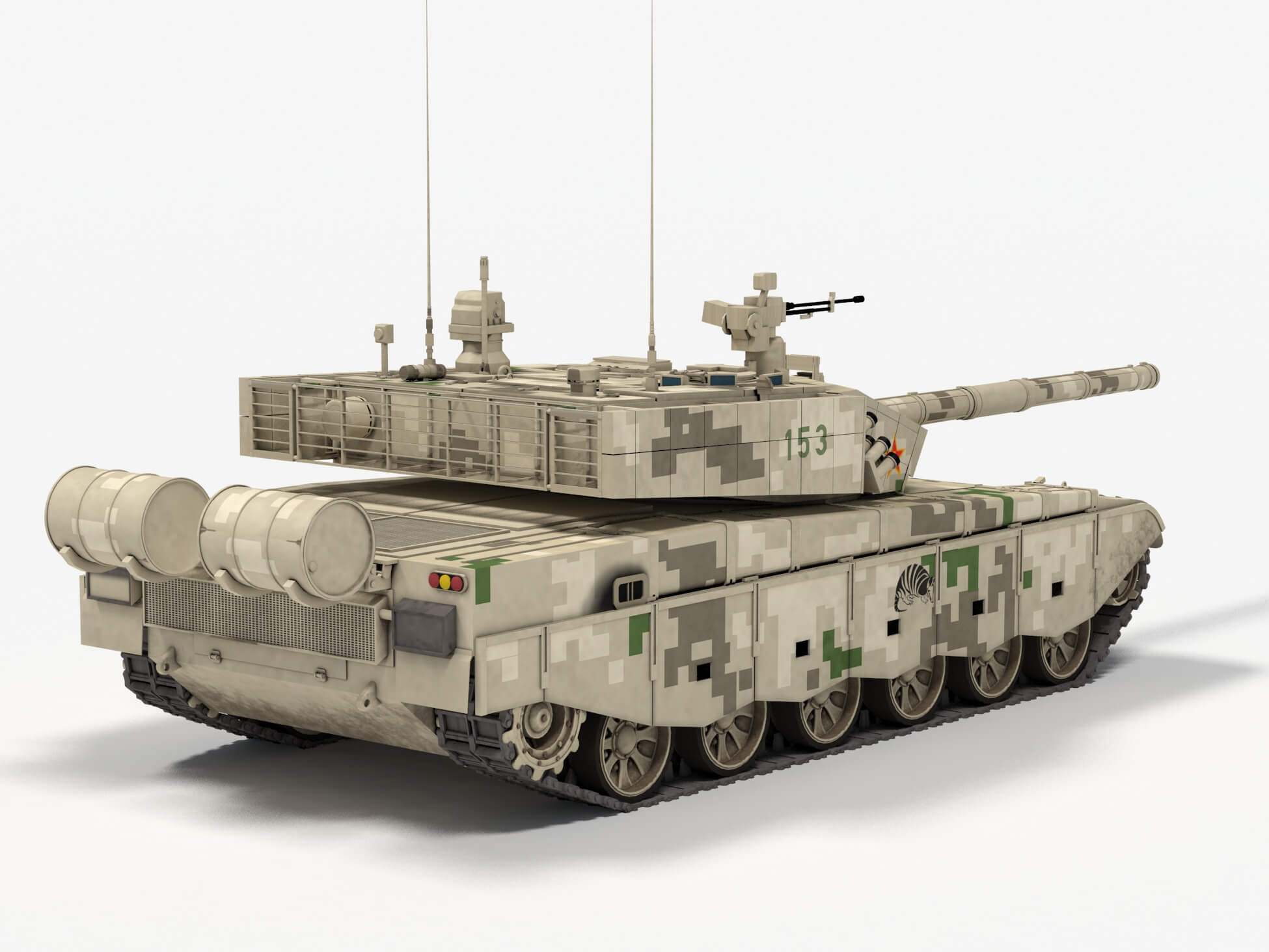 Norinco Type 99 Tank - 3D Model by FiniasK