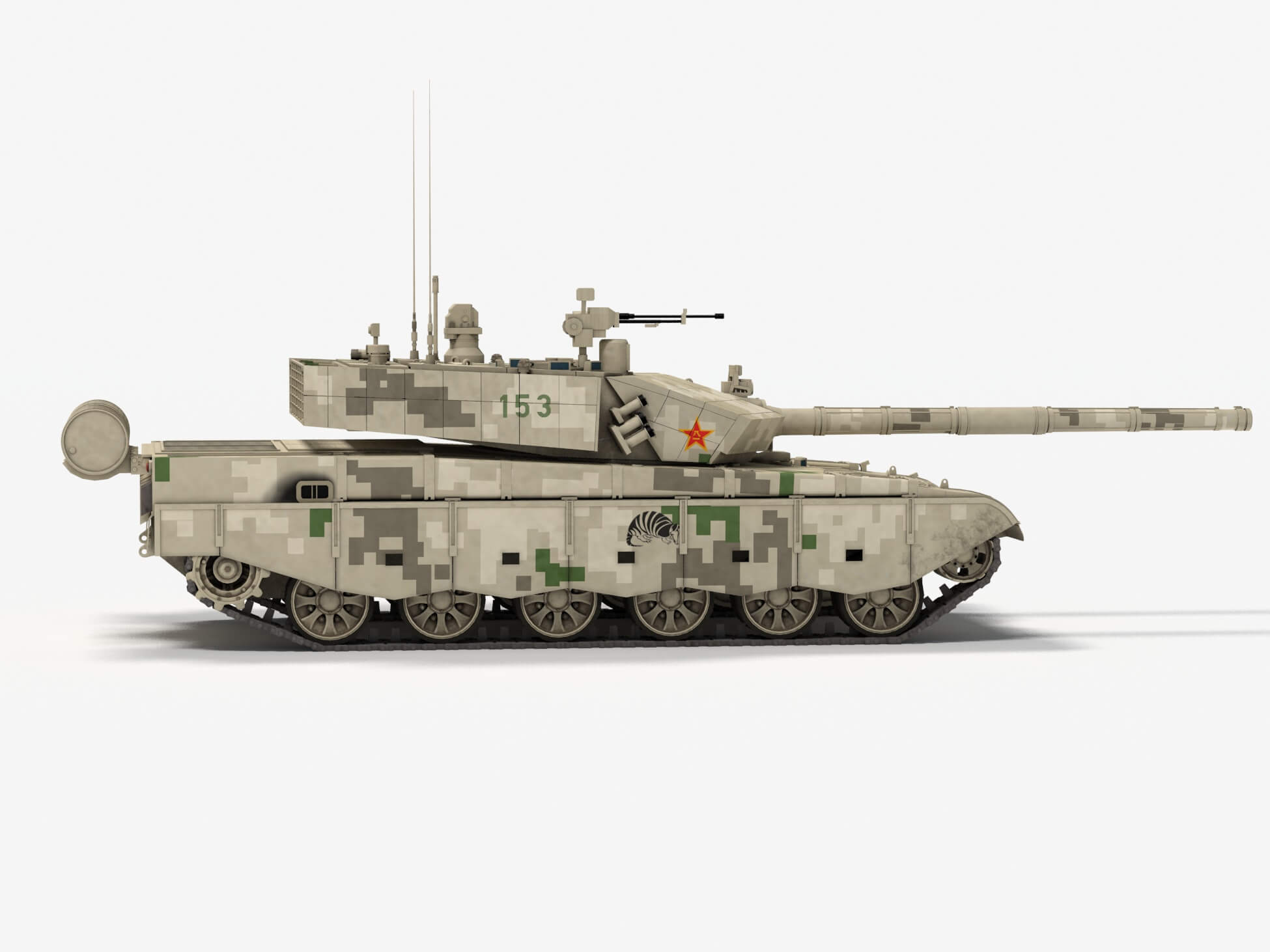 Norinco Type 99 Tank - 3D Model by FiniasK