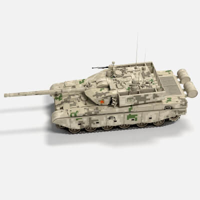 Norinco Type 99 Tank - 3D Model by FiniasK