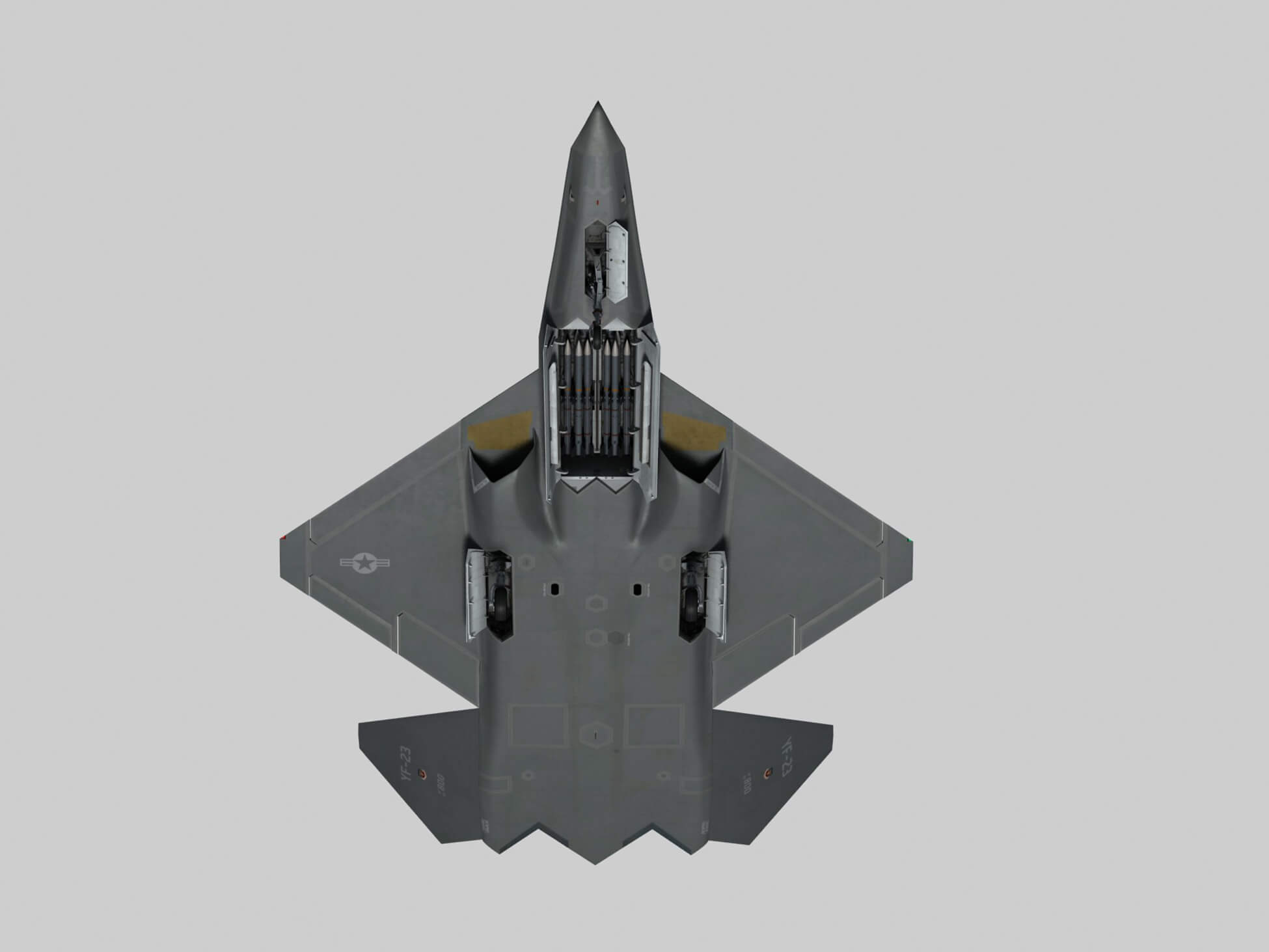 Northrop YF-23 3D Model by FiniasK