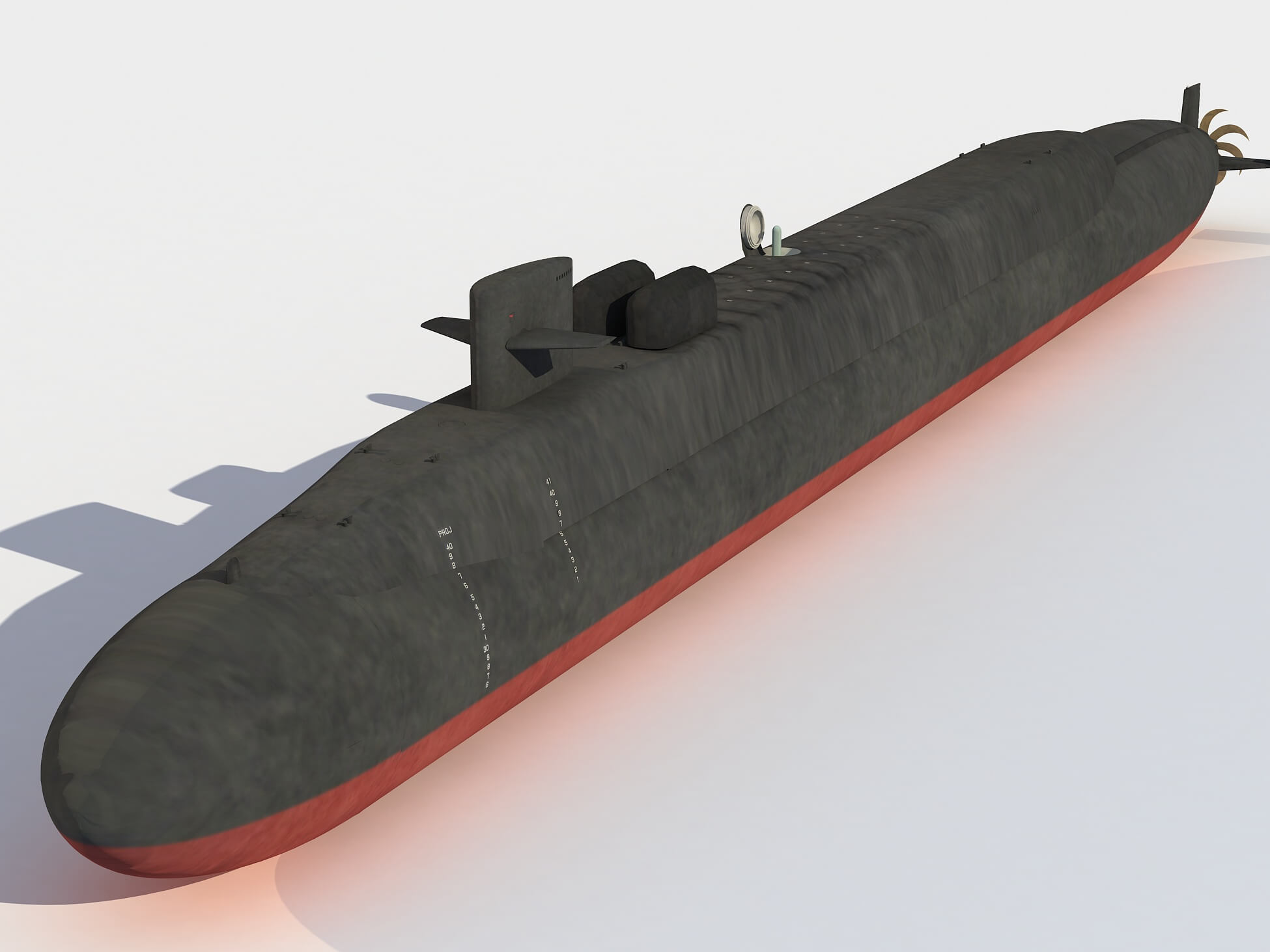 Ohio Class Submarine Ssgn - 3D Model by FiniasK