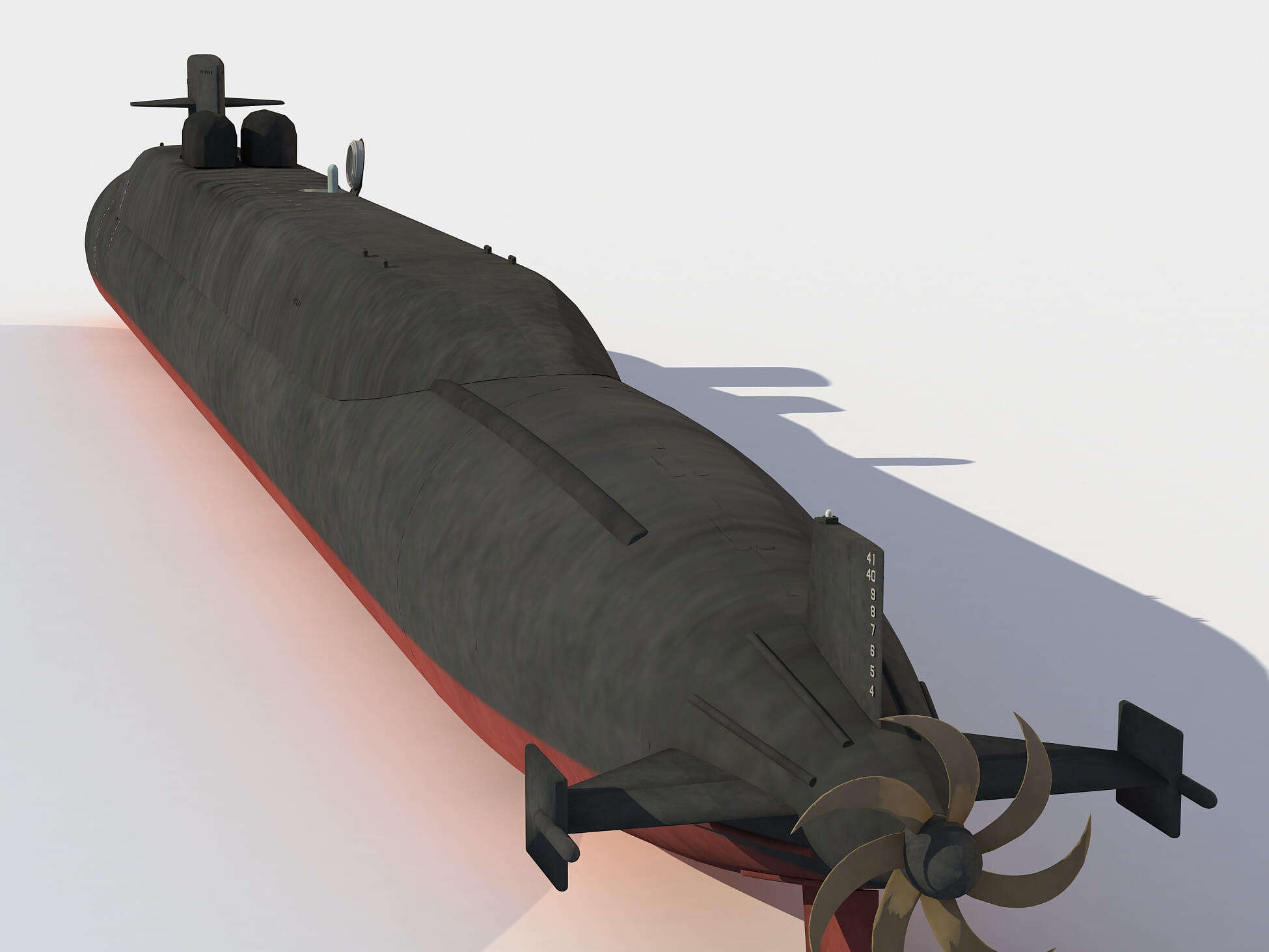 Ohio Class Submarine Ssgn - 3D Model by FiniasK