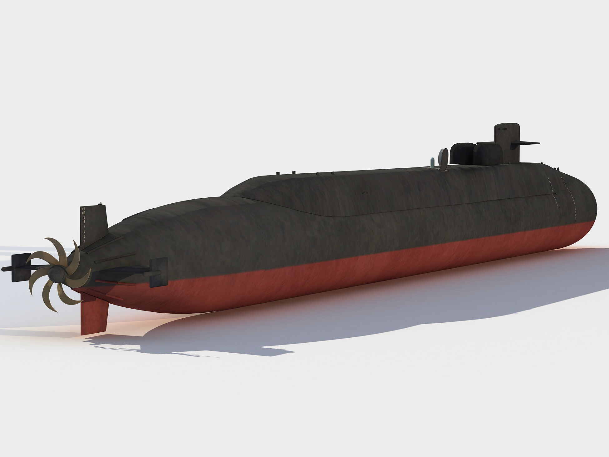 Ohio Class Submarine Ssgn - 3D Model by FiniasK