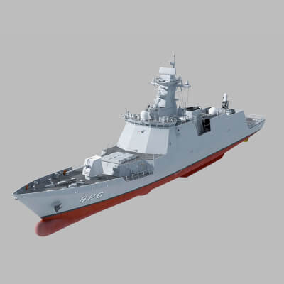 ROKS Cheonan (FFG-826) 3D Model by FiniasK