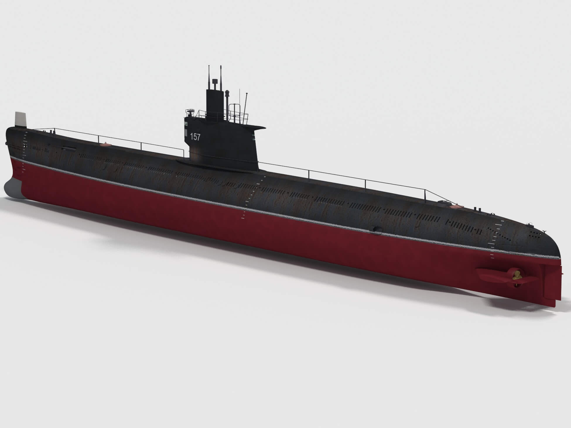 Type 033 Romeo Class Submarine - 3D Model by FiniasK