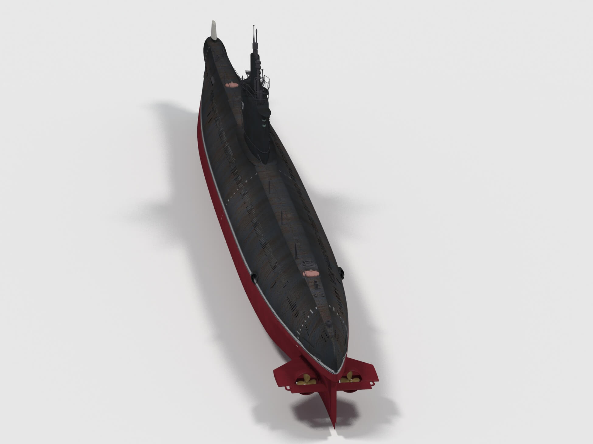 Type 033 Romeo Class Submarine - 3D Model by FiniasK