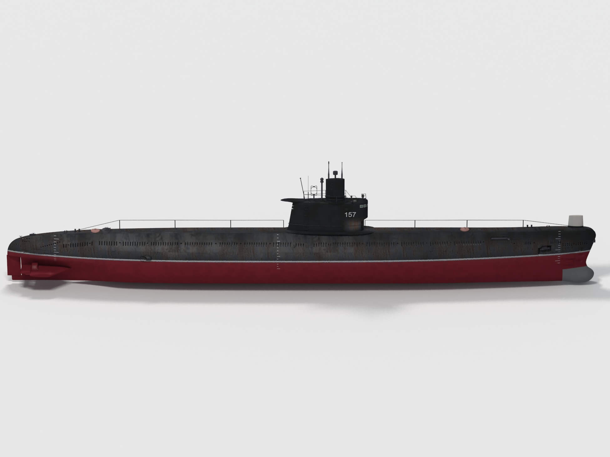Type 033 Romeo Class Submarine - 3D Model by FiniasK