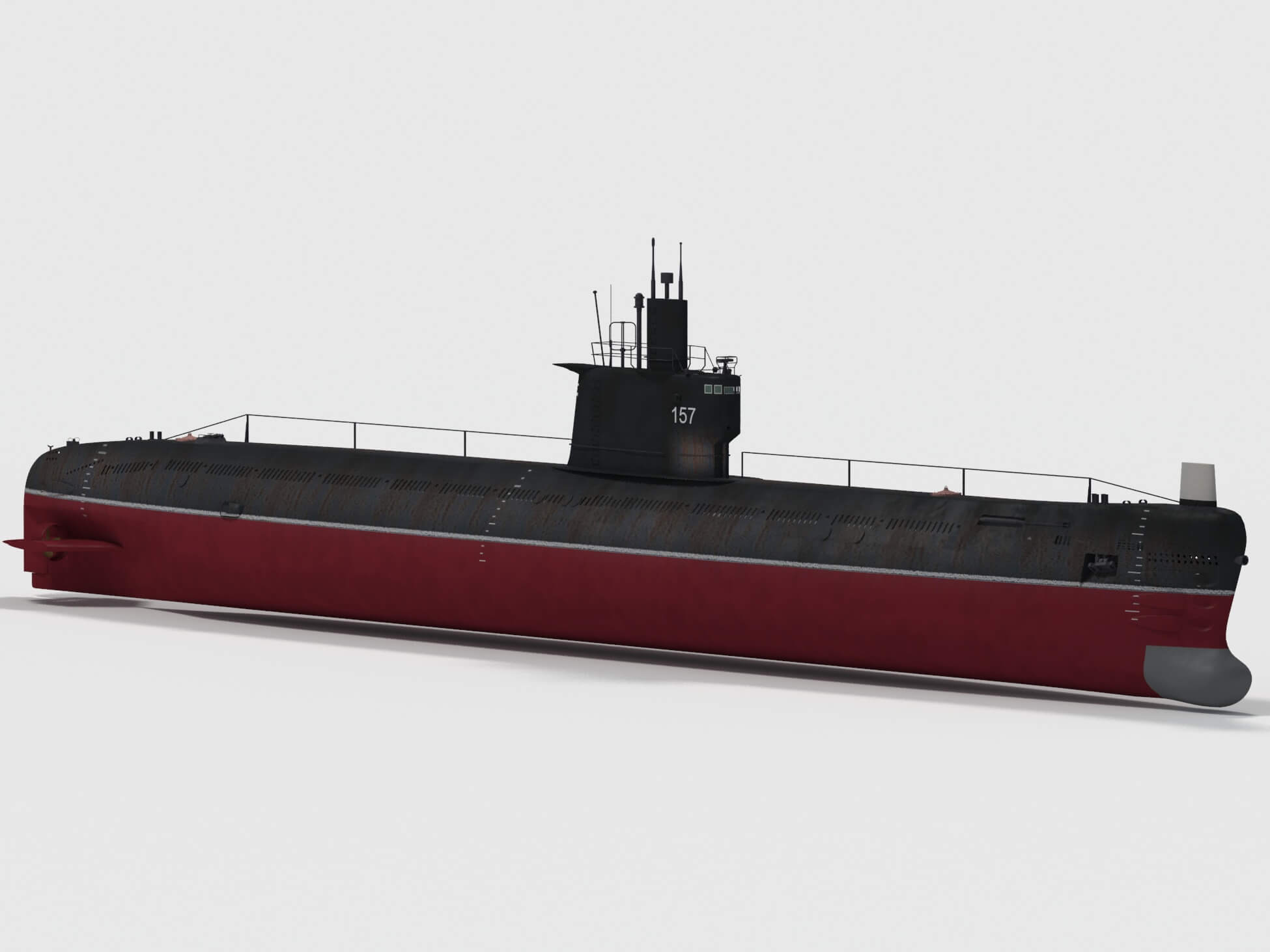 Type 033 Romeo Class Submarine - 3D Model by FiniasK
