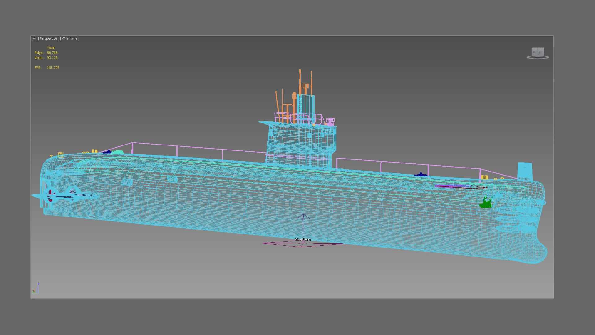 Type 033 Romeo Class Submarine - 3D Model by FiniasK
