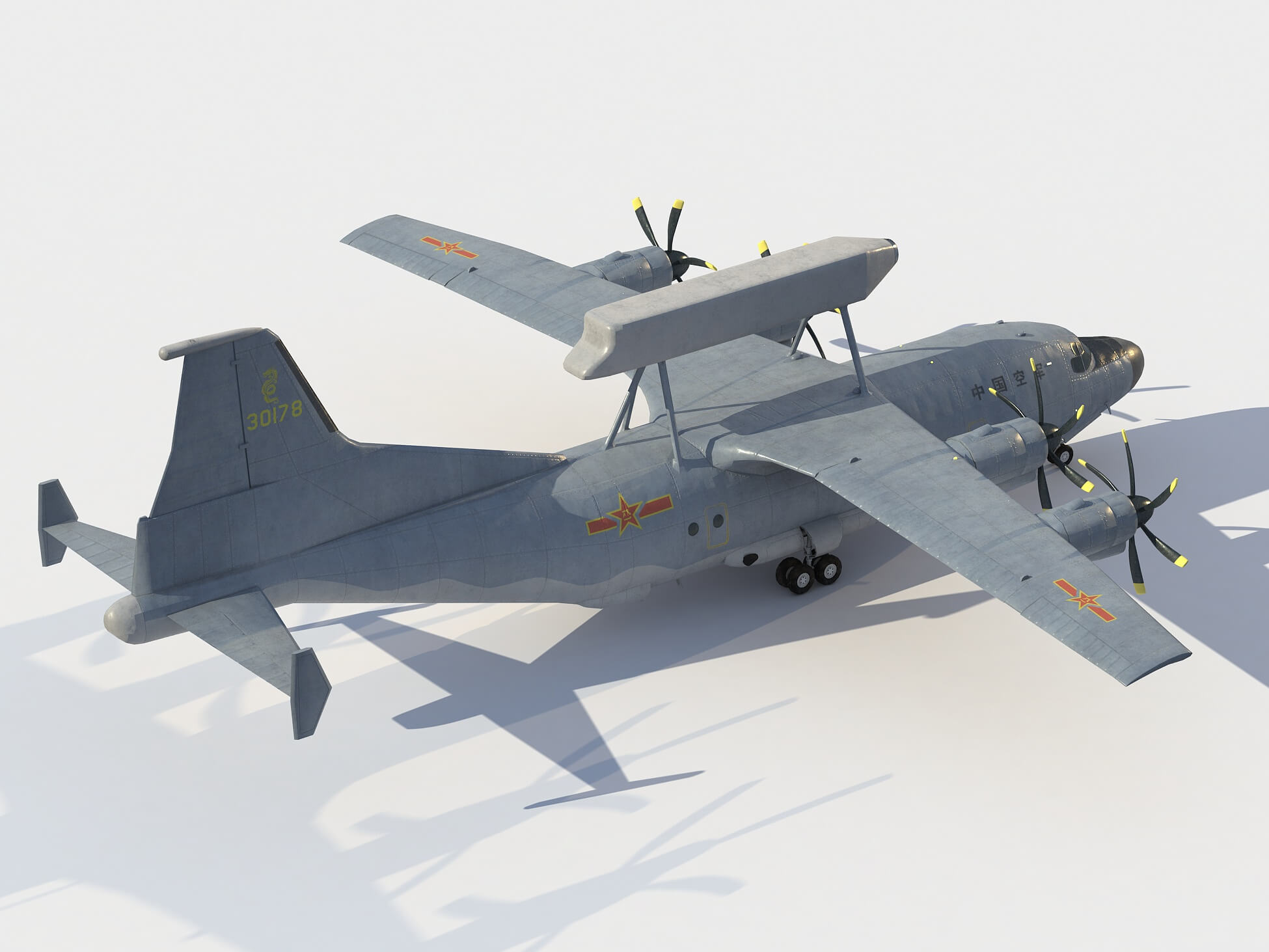 Shaanxi KJ-200 3D Model by FiniasK