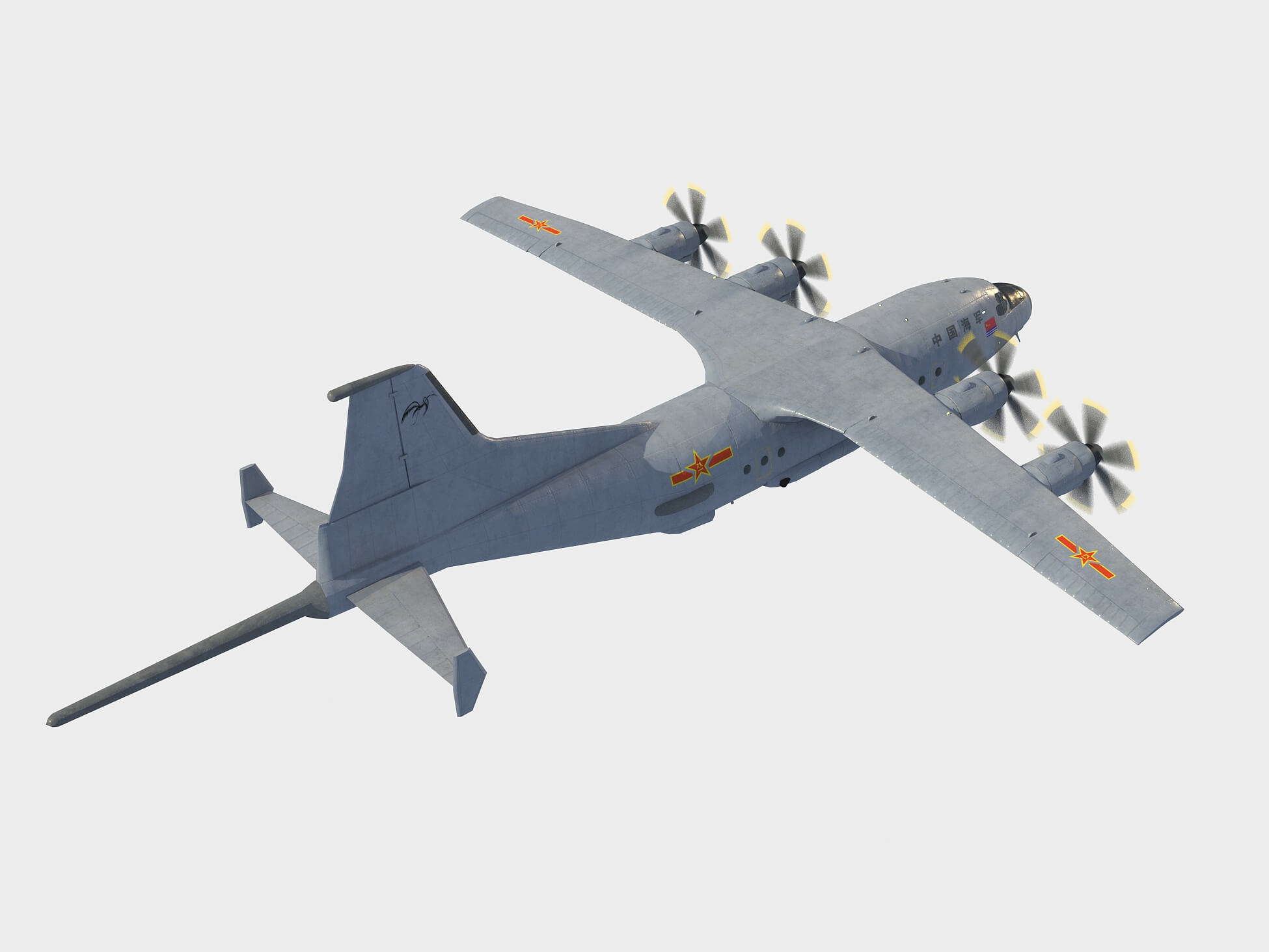 Shaanxi Y-9 Y8Q Pma 3D Model by FiniasK