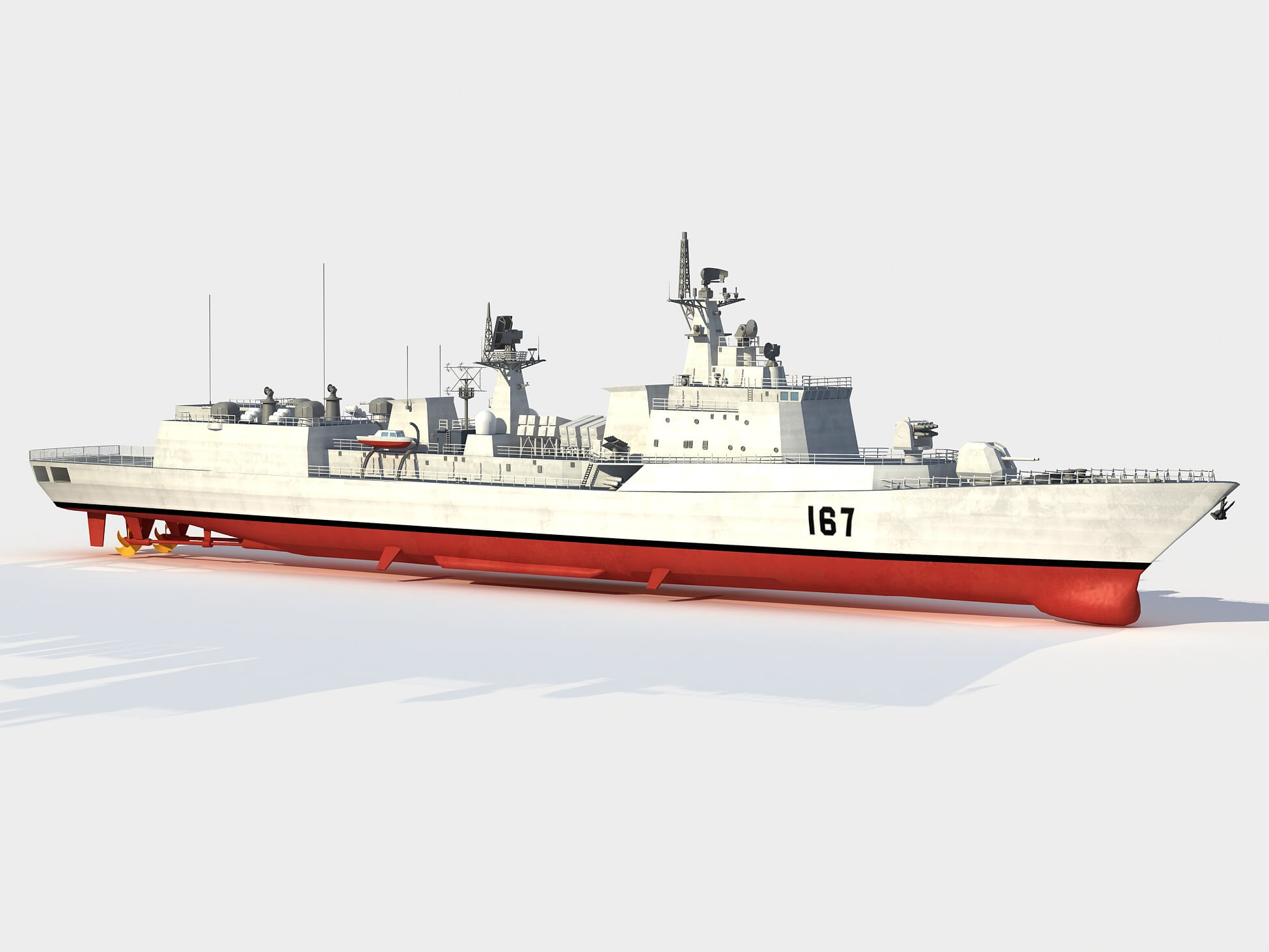 Shenzen Type 051B Destroyer - 3D Model by FiniasK
