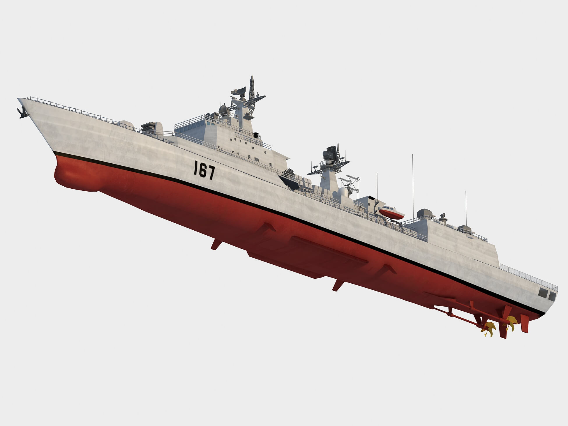 Shenzen Type 051B Destroyer - 3D Model by FiniasK