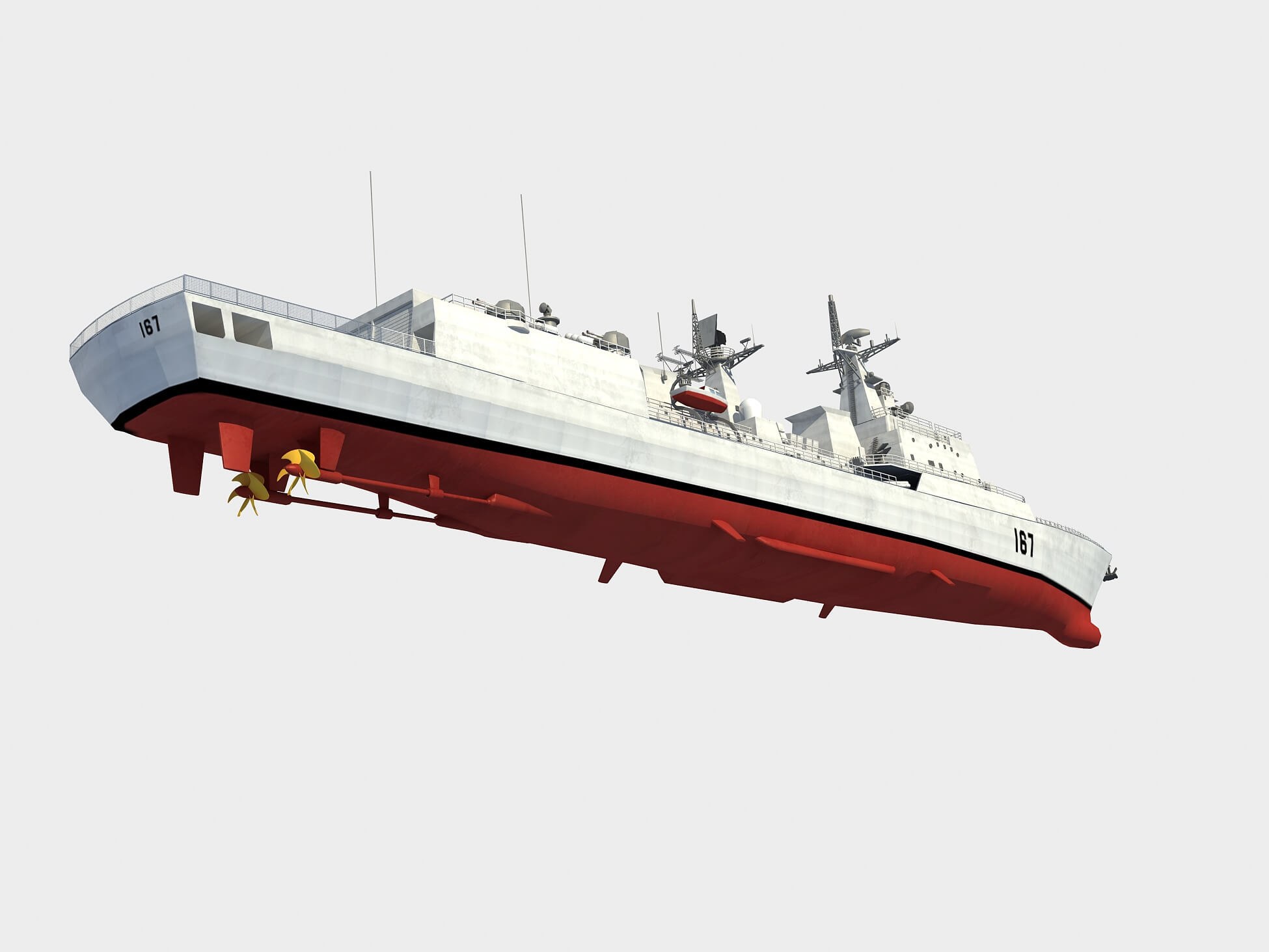 Shenzen Type 051B Destroyer - 3D Model by FiniasK