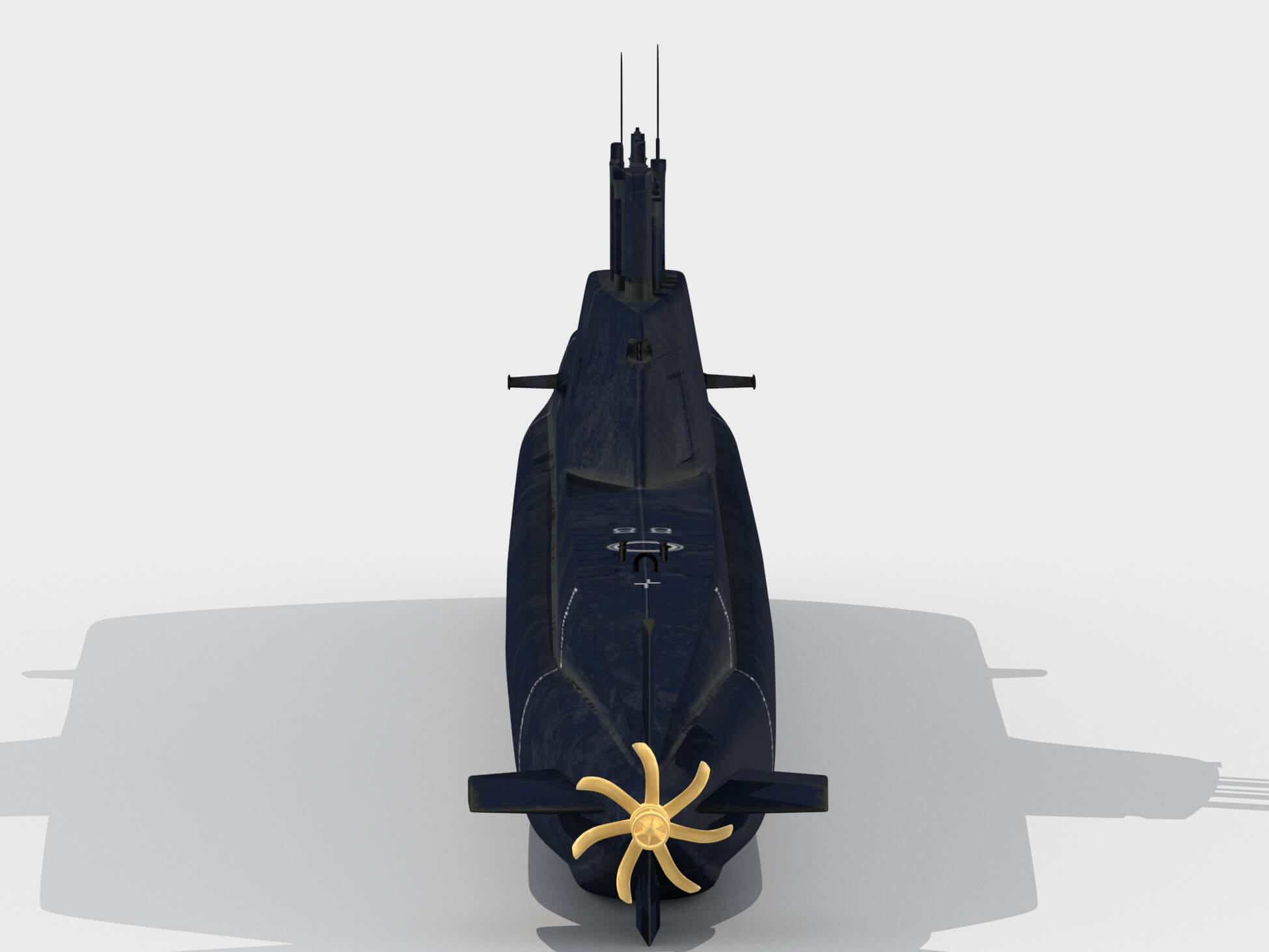 Son Won II Class Submarine - 3D Model by FiniasK