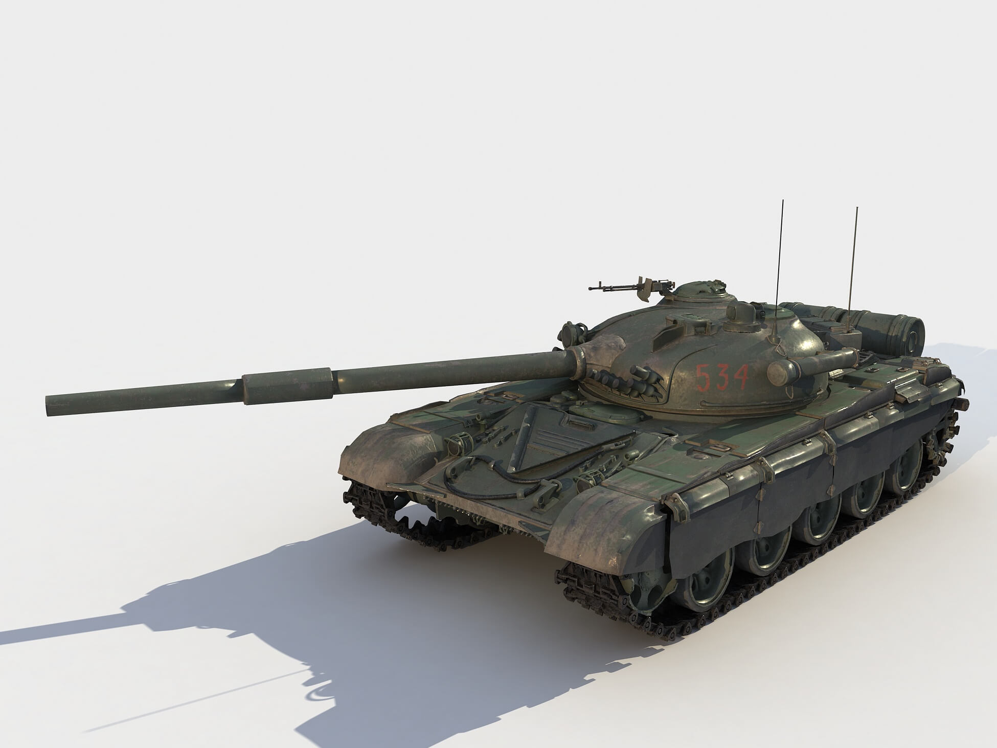 T-72 A russian mbt 3D Model by FiniasK