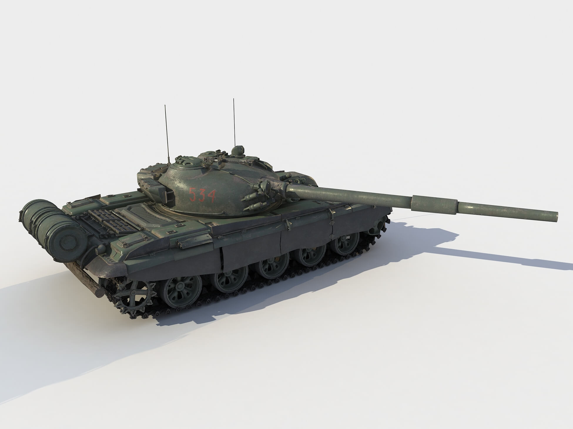 T-72 A russian mbt 3D Model by FiniasK