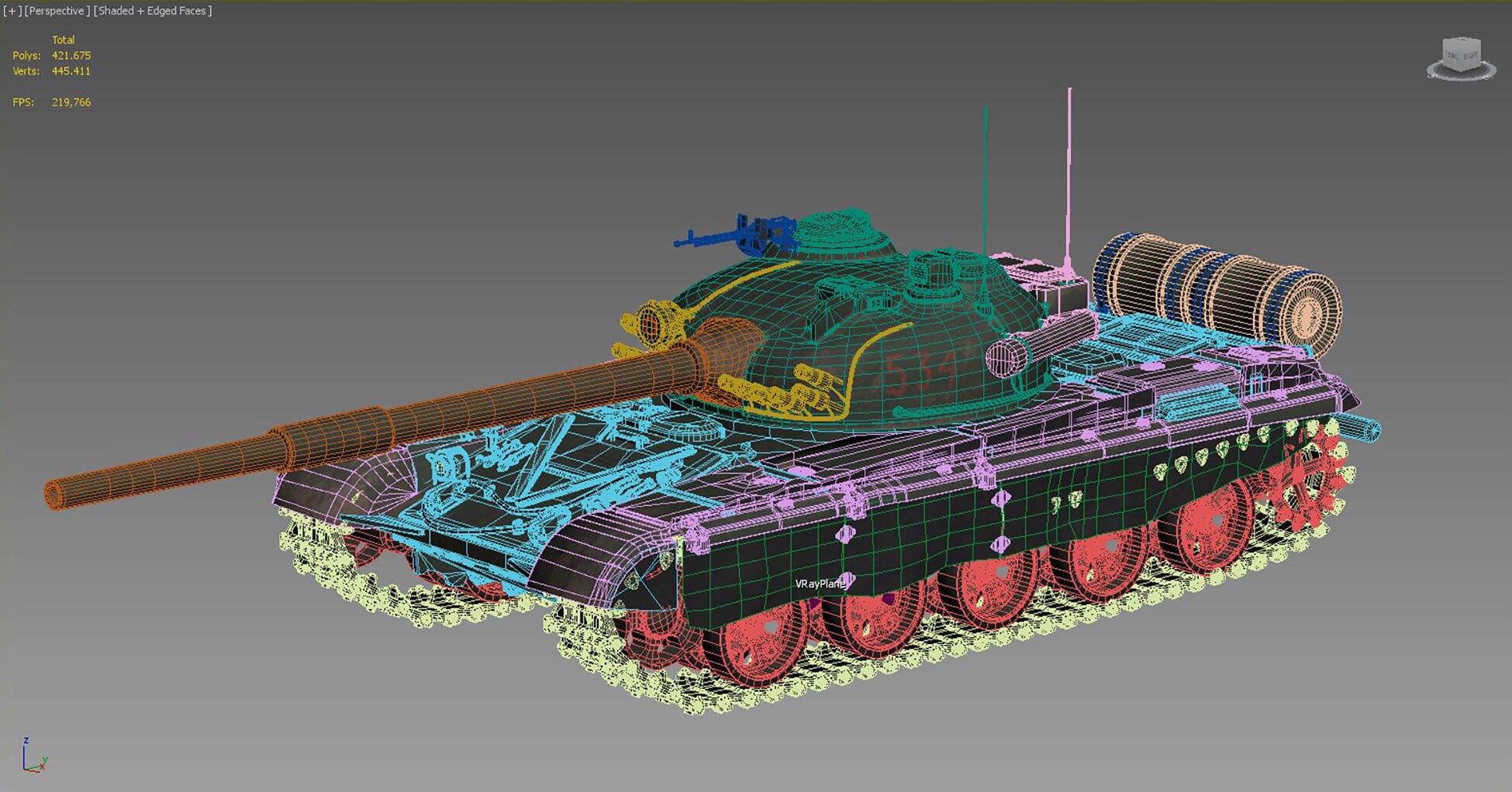 T-72 A russian mbt 3D Model by FiniasK
