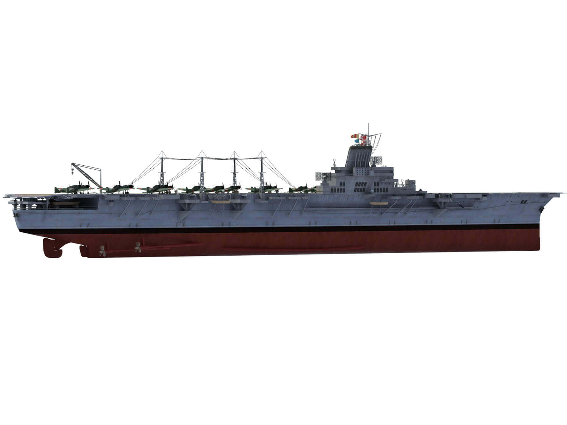 Taiho Japanese IIWW Carrier - 3D Model by FiniasK