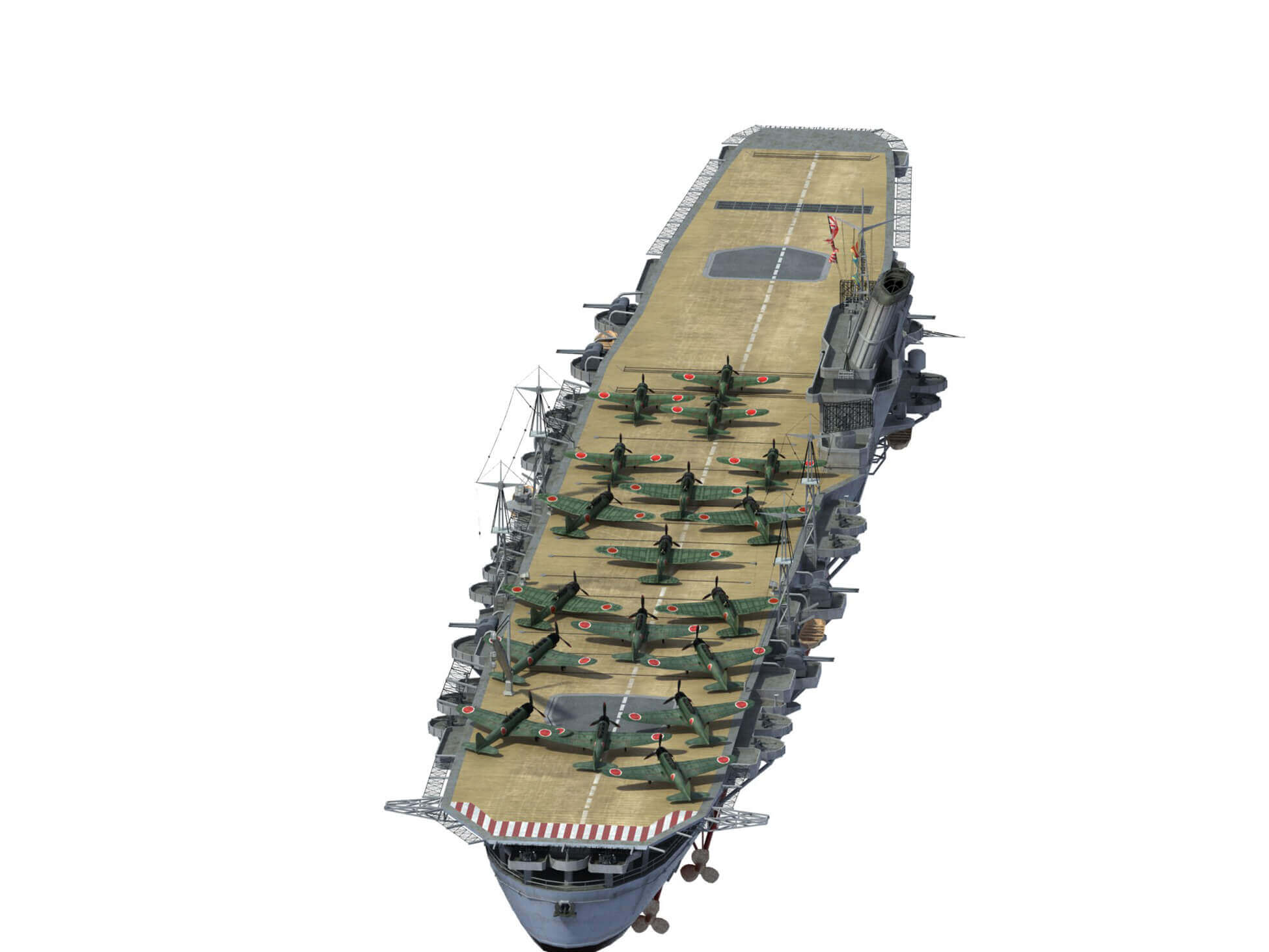 Taiho Japanese IIWW Carrier - 3D Model by FiniasK