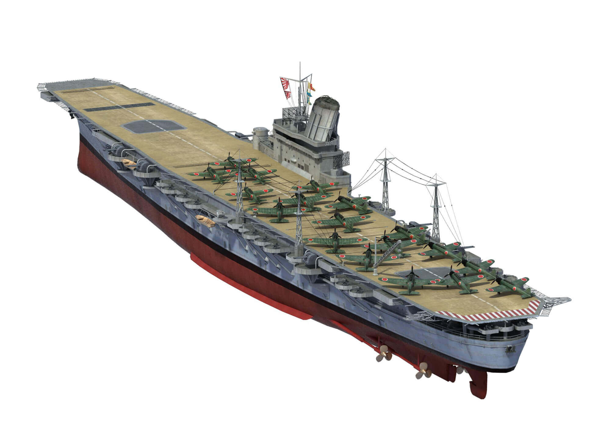 Taiho Japanese IIWW Carrier - 3D Model by FiniasK