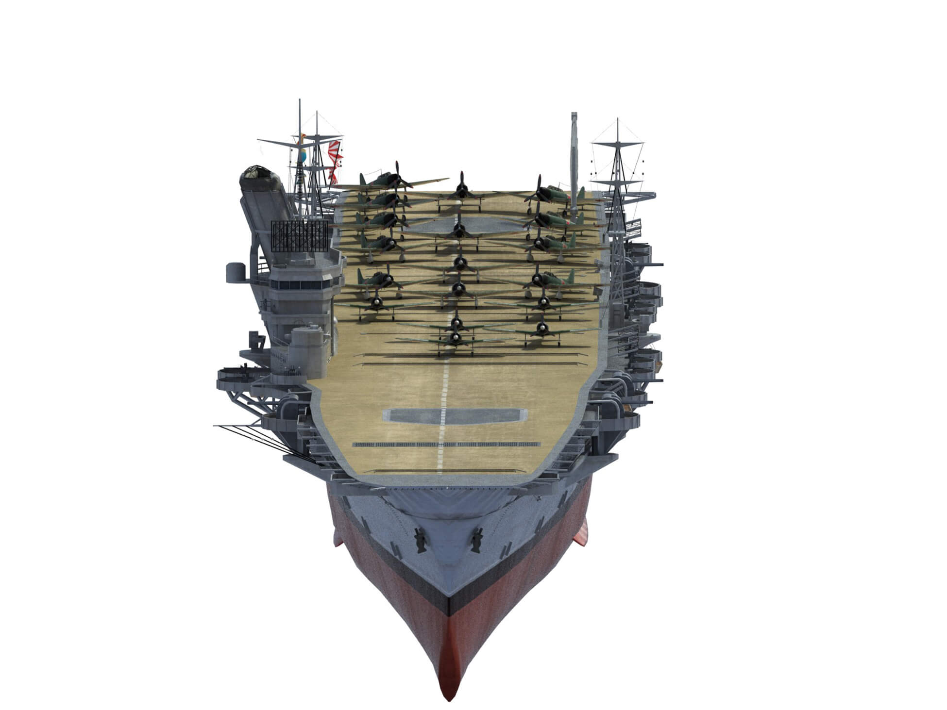 Taiho Japanese IIWW Carrier - 3D Model by FiniasK