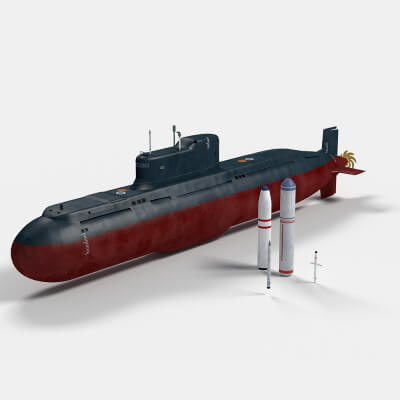 Type 096 Submarine - 3D Model by FiniasK