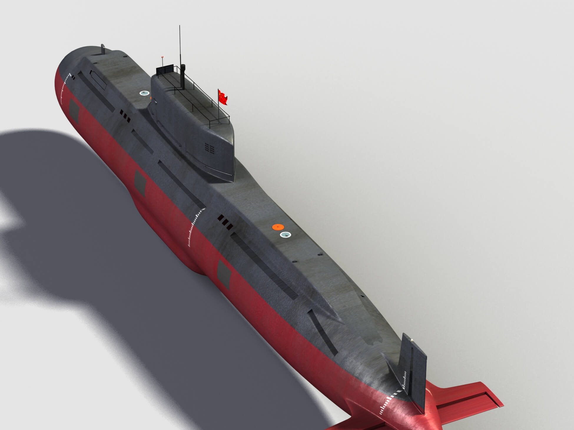 Type 032A Qing Class Submarine - 3D Model by FiniasK