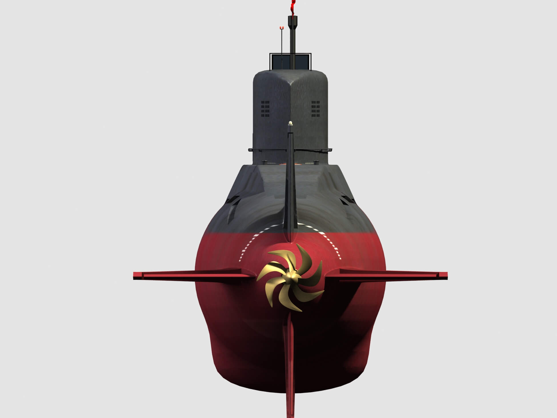 Type 032A Qing Class Submarine - 3D Model by FiniasK