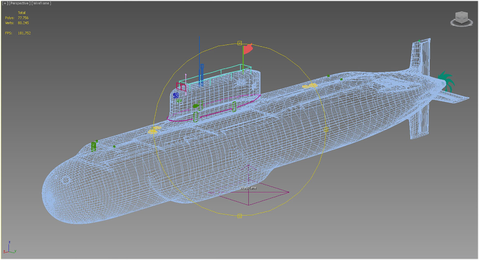 Type 032A Qing Class Submarine - 3D Model by FiniasK