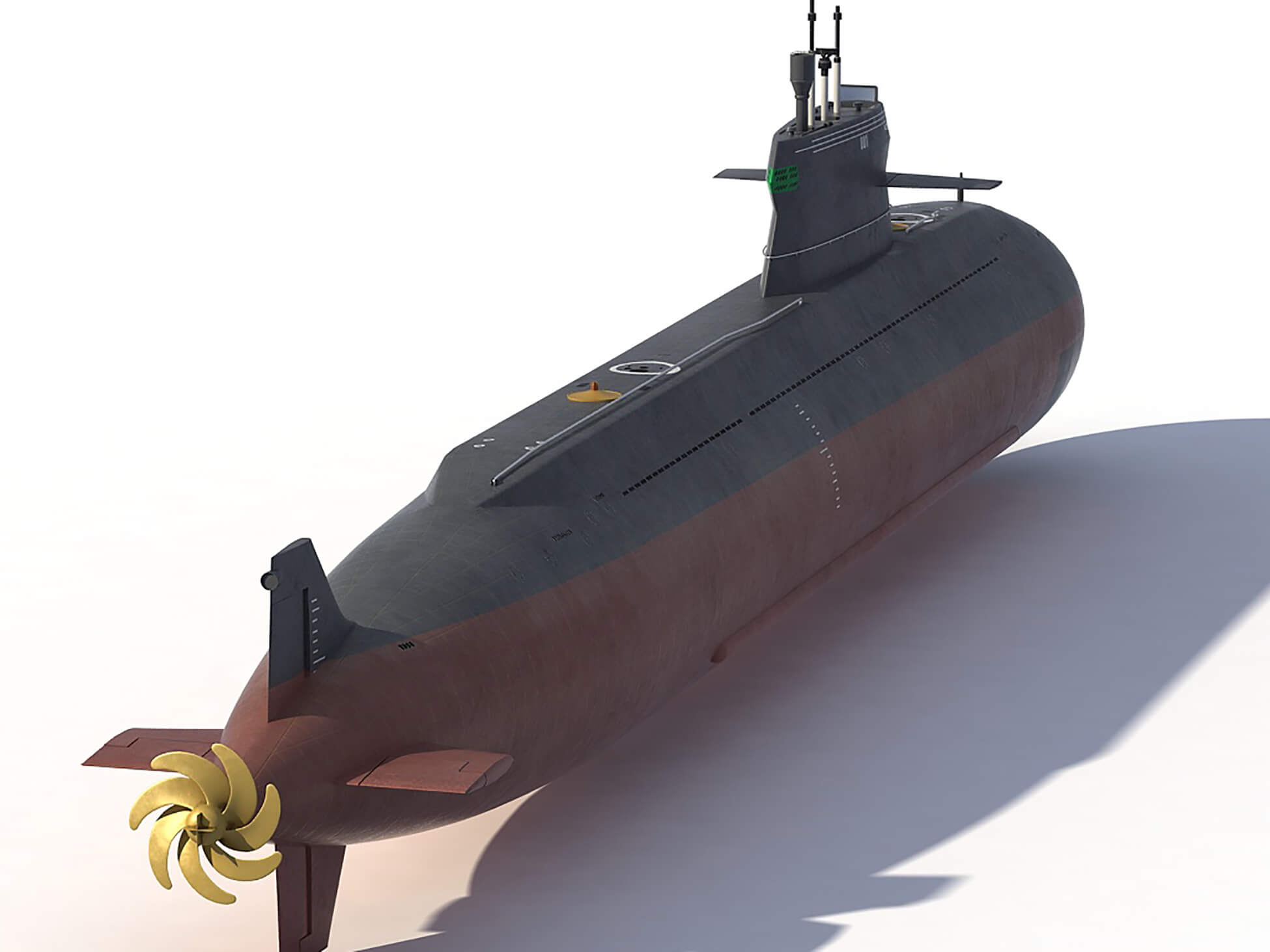 Type 039C Yuan 2 Class Submarine - 3D Model by FiniasK