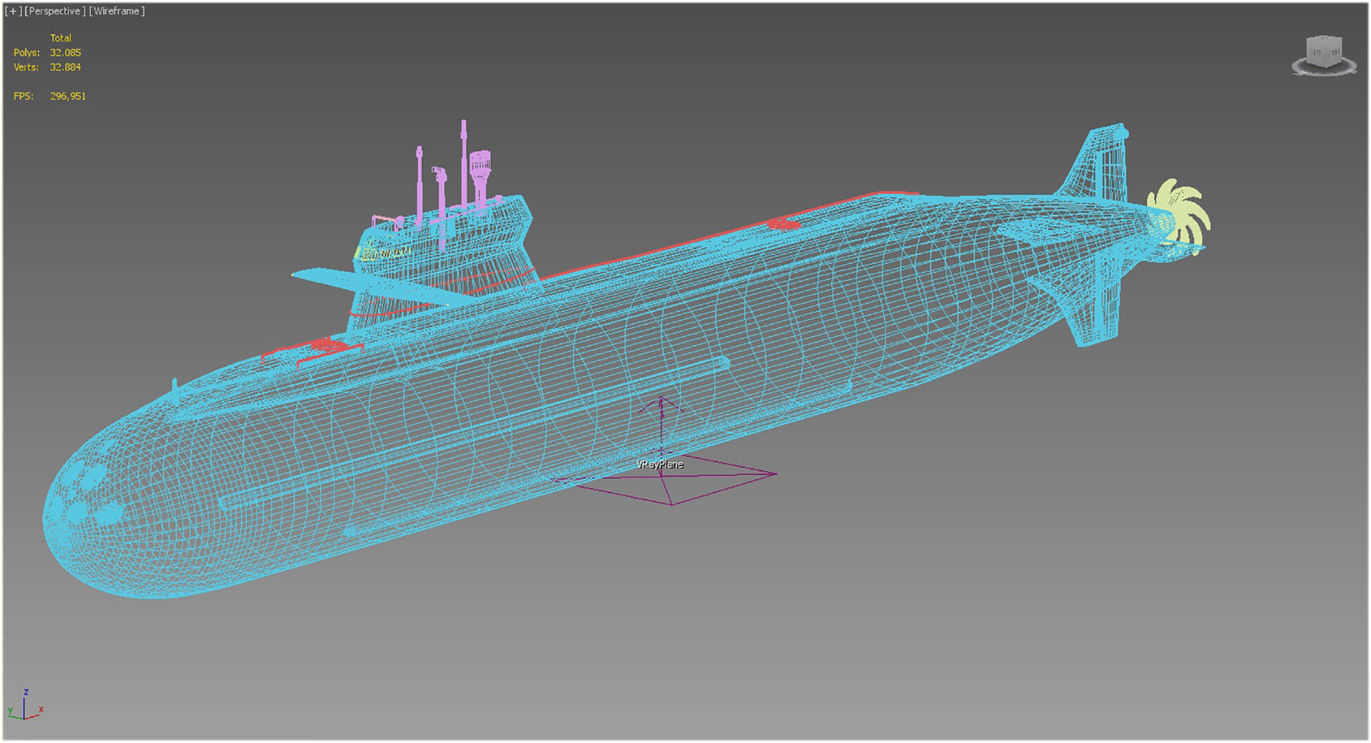 Type 039C Yuan 2 Class Submarine - 3D Model by FiniasK