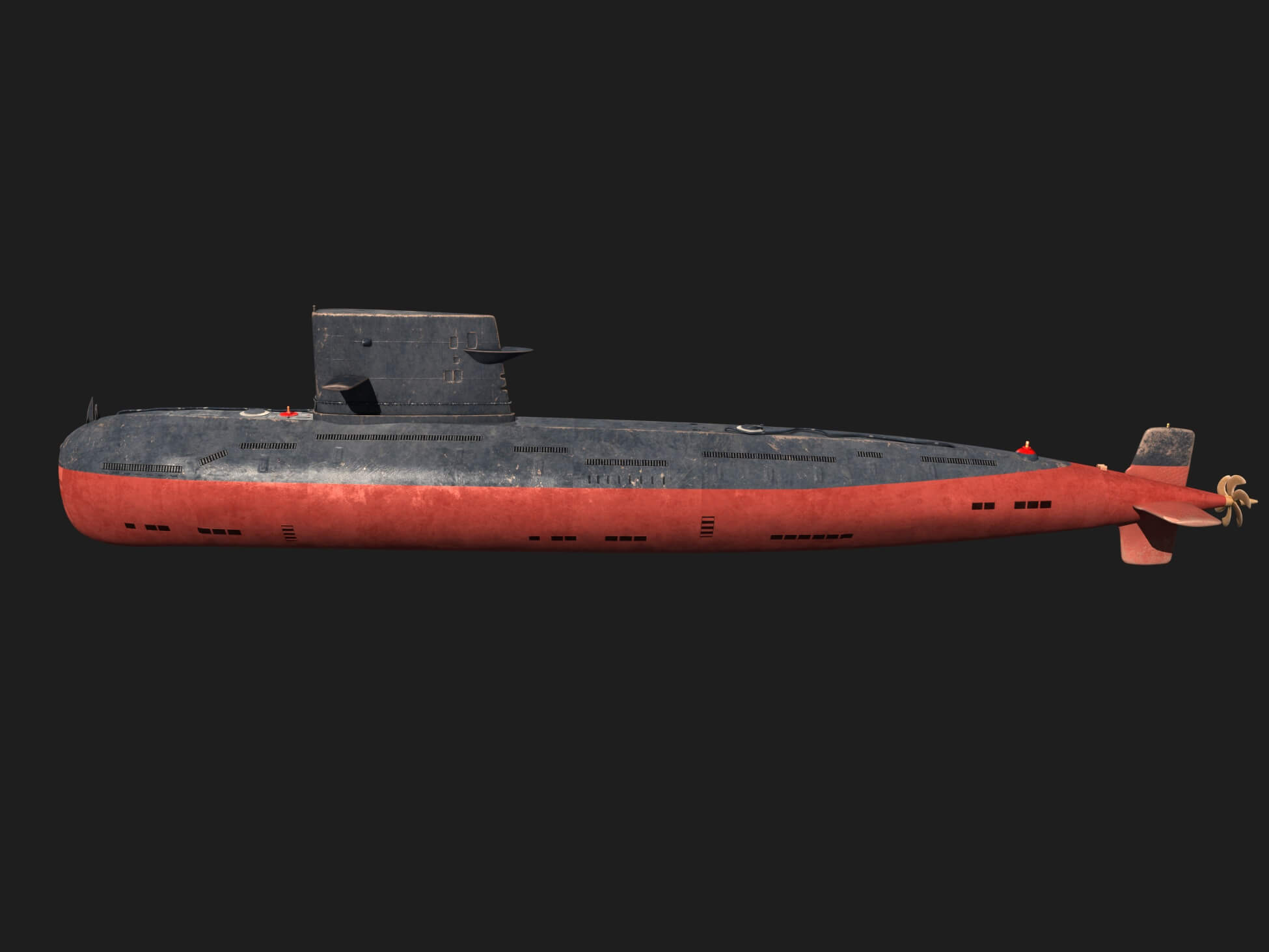 Type 039 Song Class Submarine - 3D Model by FiniasK