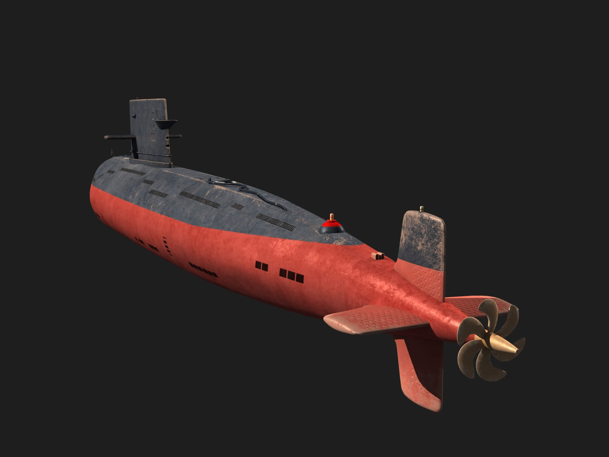 Type 039 Song Class Submarine - 3D Model by FiniasK
