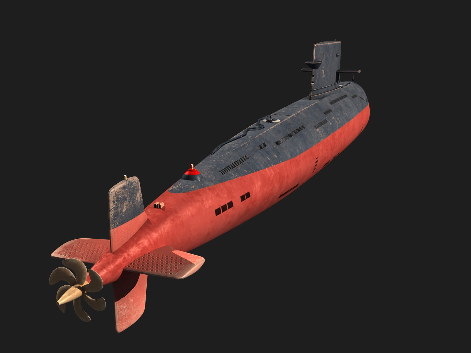 Type 039 Song Class Submarine - 3D Model by FiniasK