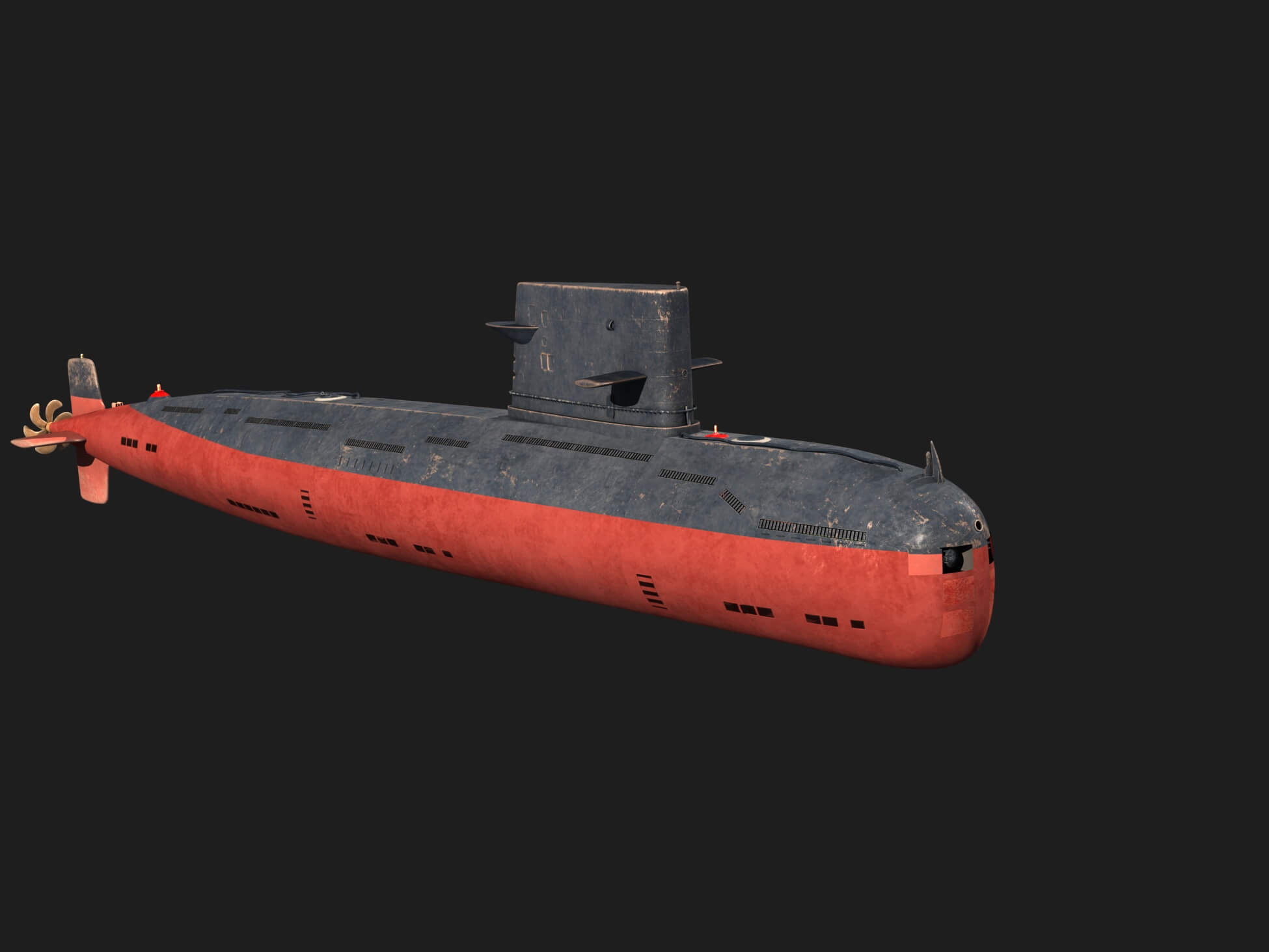 Type 039 Song Class Submarine - 3D Model by FiniasK