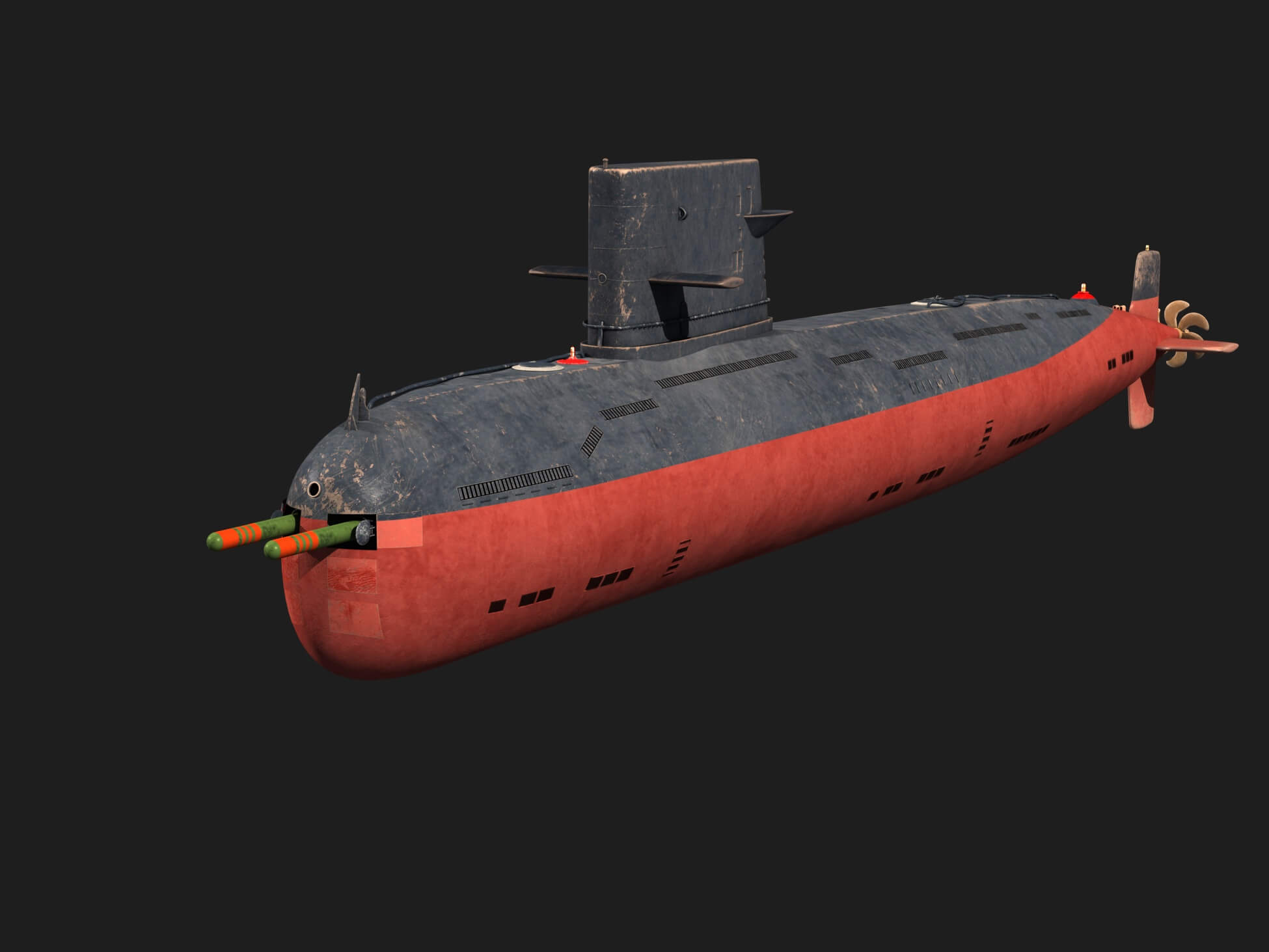 Type 039 Song Class Submarine - 3D Model by FiniasK