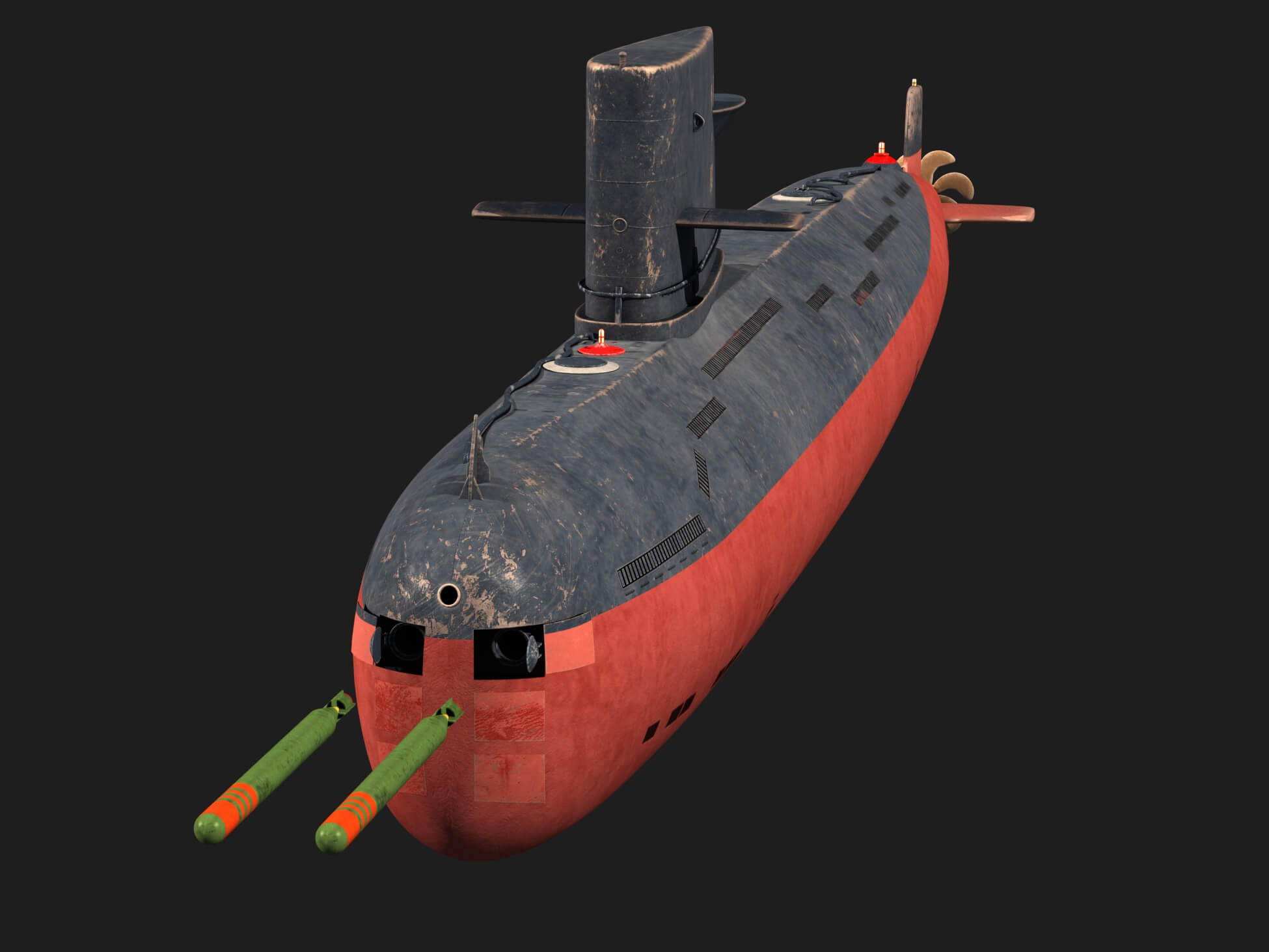Type 039 Song Class Submarine - 3D Model by FiniasK